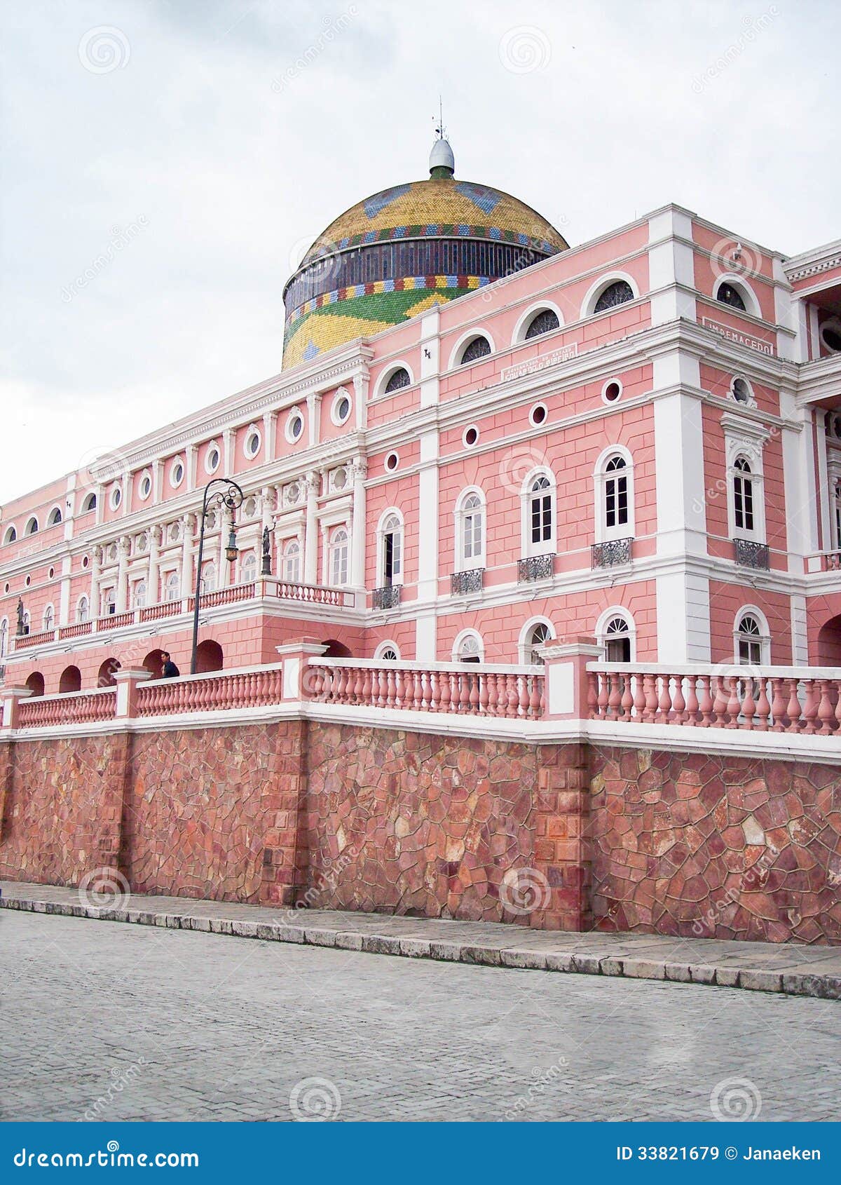 Amazonas Theater stock image. Image of brazil, landmark - 33821679
