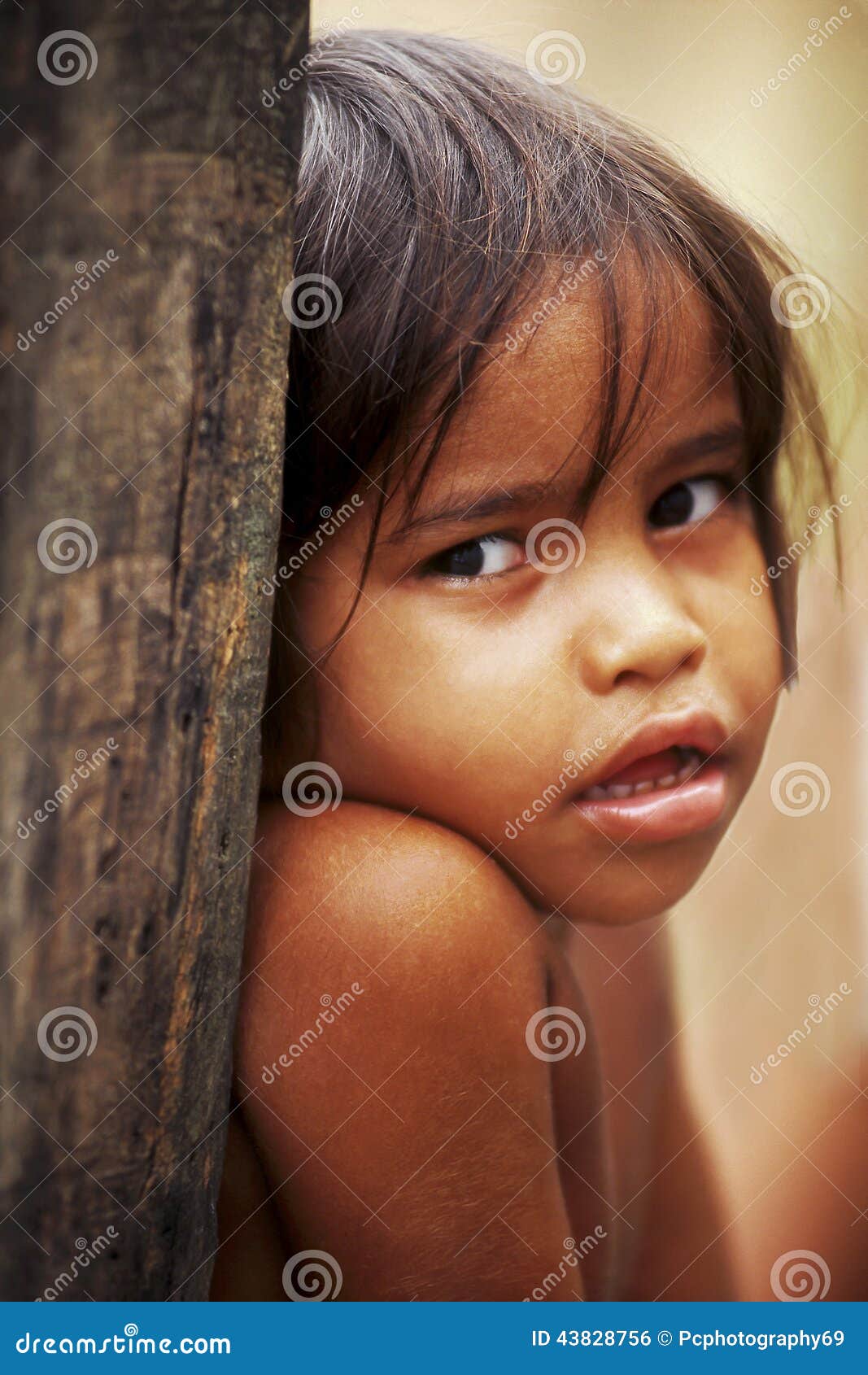 Amazonian child. editorial photo. Image of brazil, rondonia - 43828756