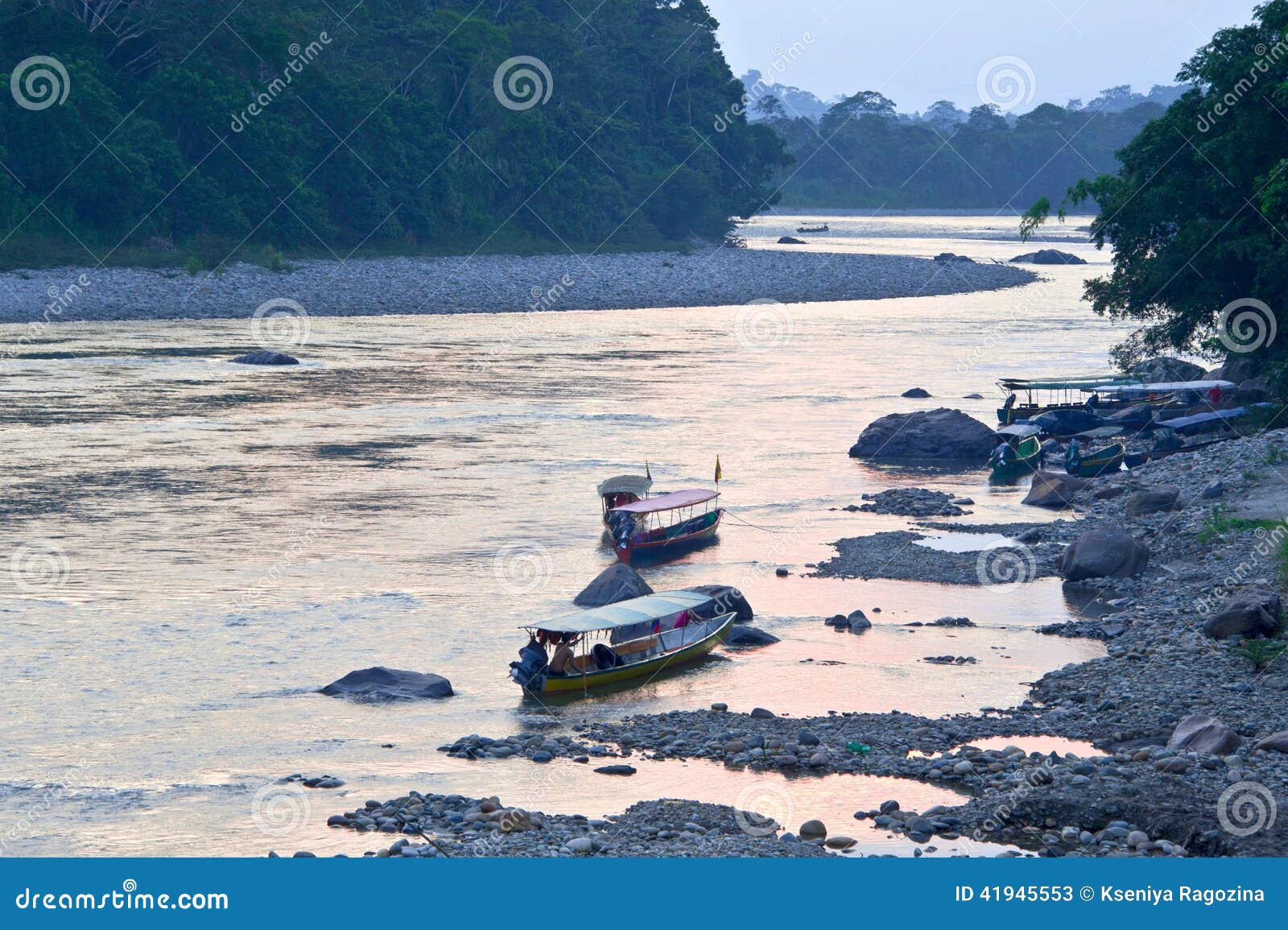 Amazonian Napo River, Ecuador Stock Image - Image of latin, napo: 41945553
