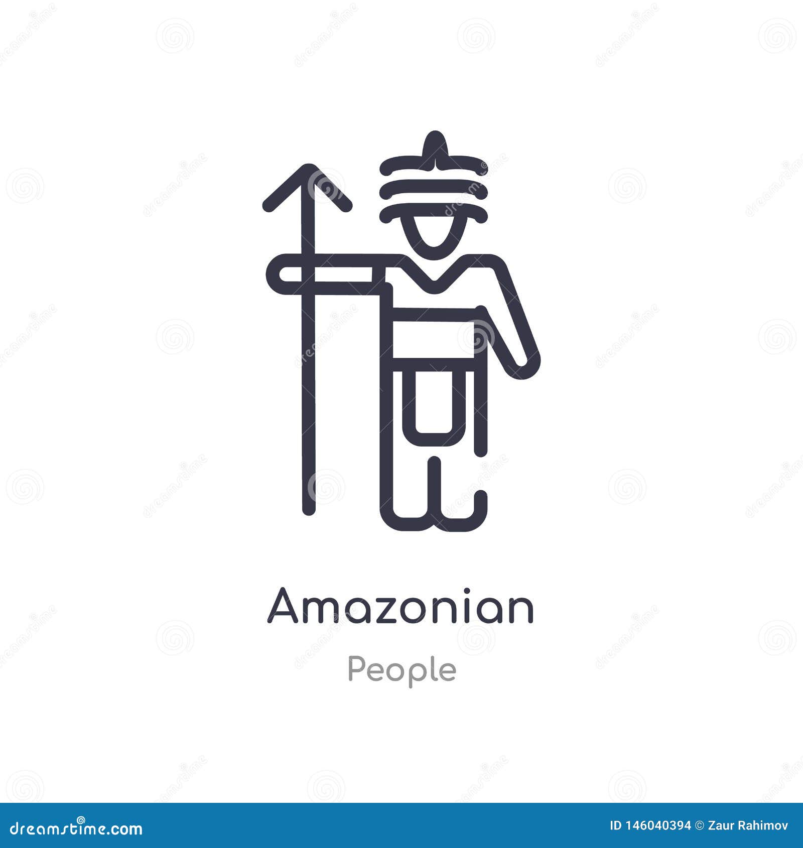 Amazonian Icon Symbol Design Isolated On White Background Vector ...