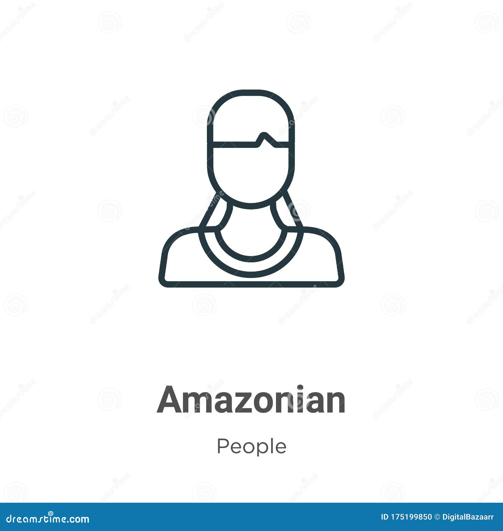 Amazonian Icon Symbol Design Isolated On White Background Vector ...