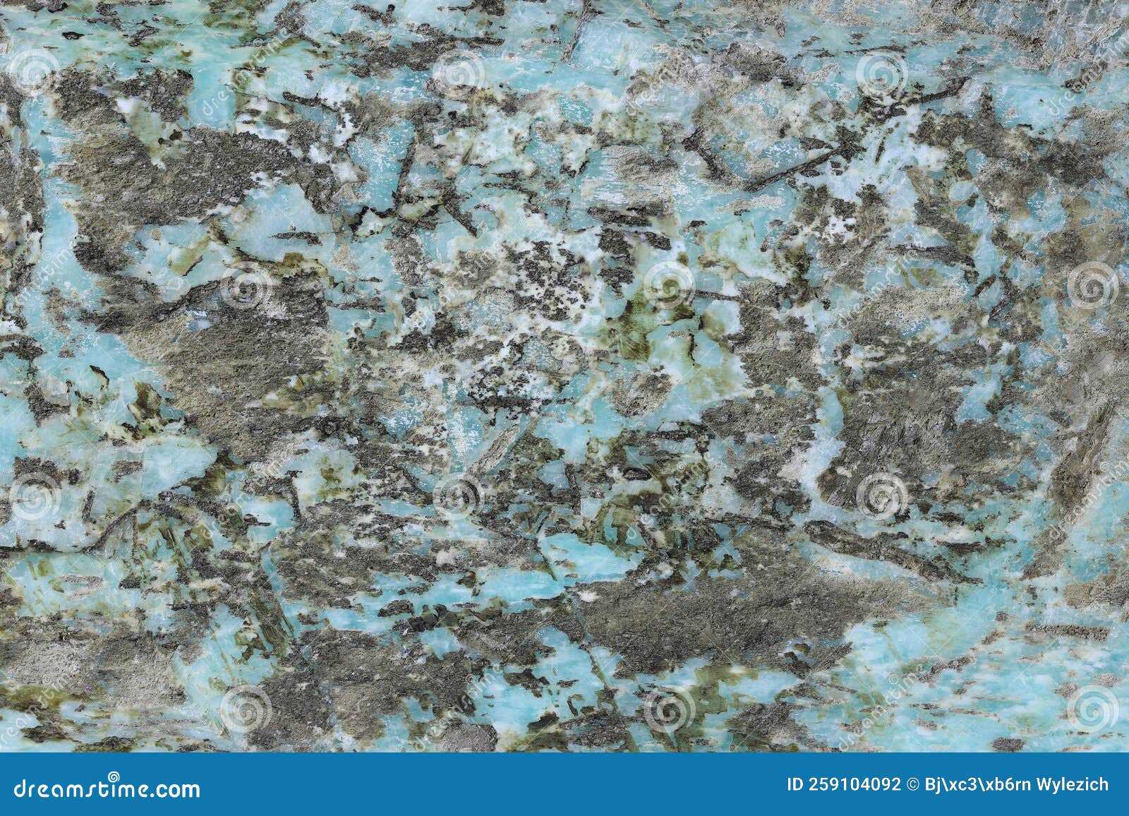 Amazonite stock photo. Image of specimen, mineral, background - 259104092