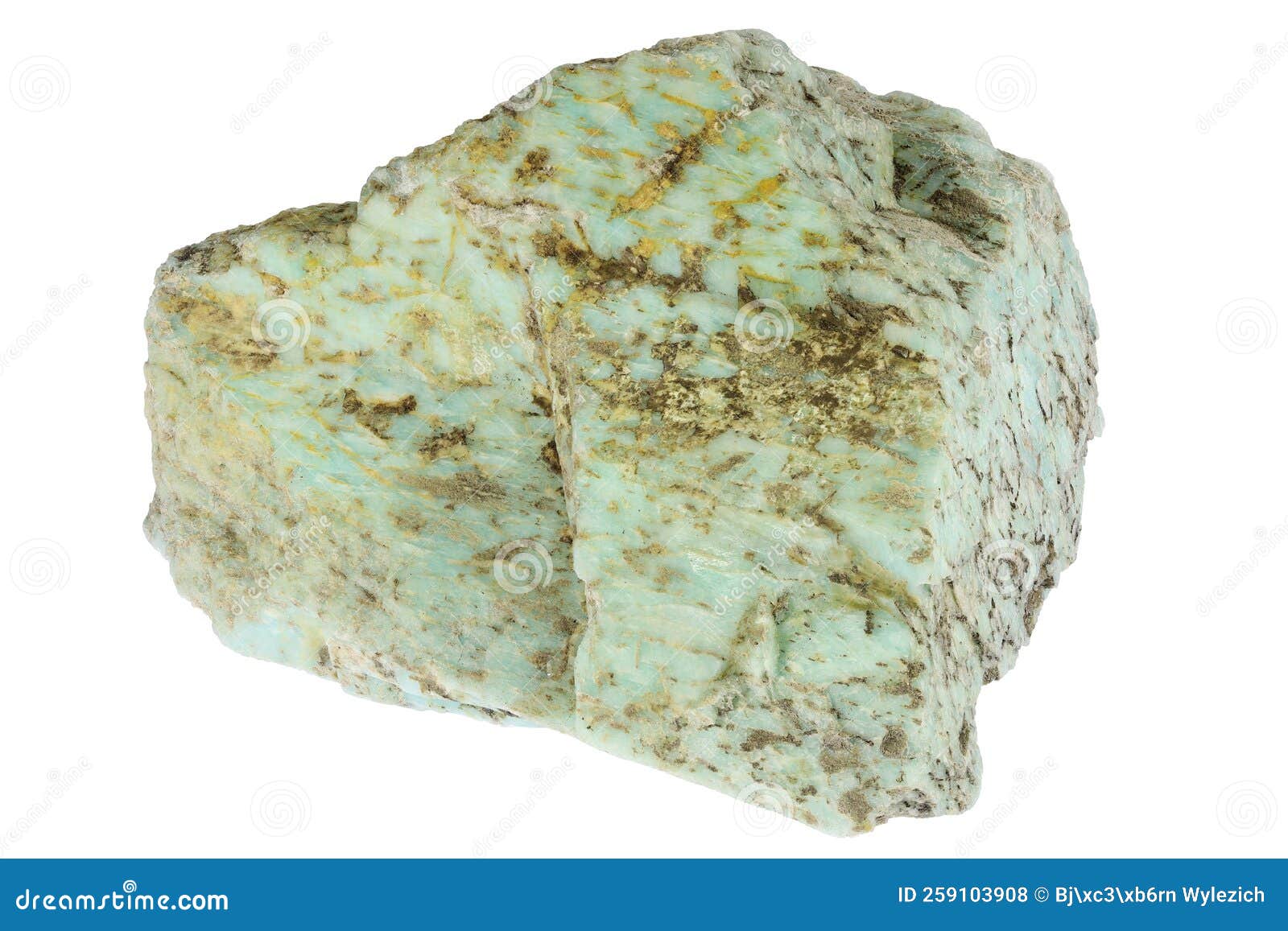 Amazonite stock photo. Image of microcline, rock, geology - 259103908