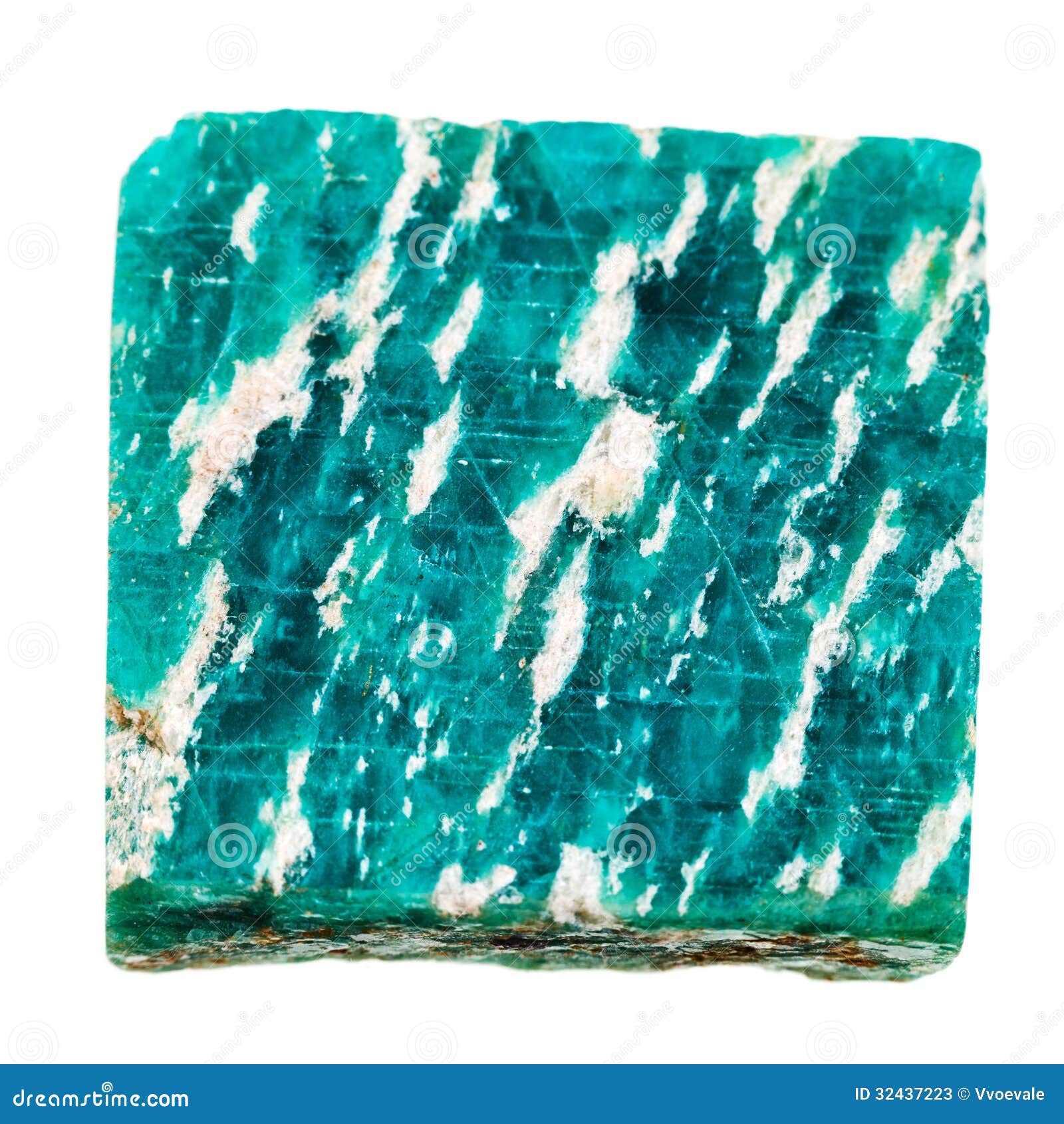 Amazonite mineral stock image. Image of precious, close - 32437223