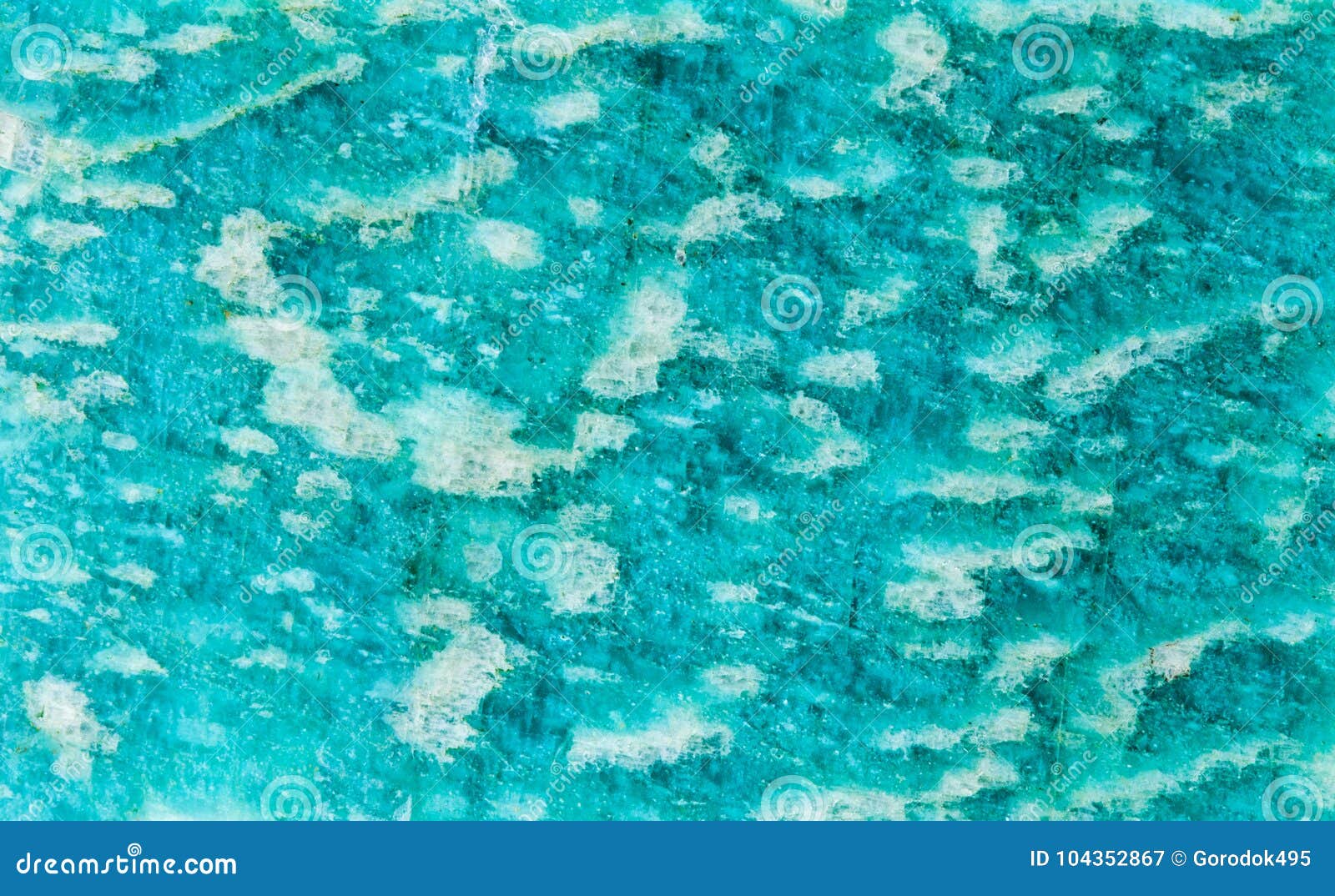 Amazonite Stone Pattern Texture Macro View. Beautiful Ornamental ...