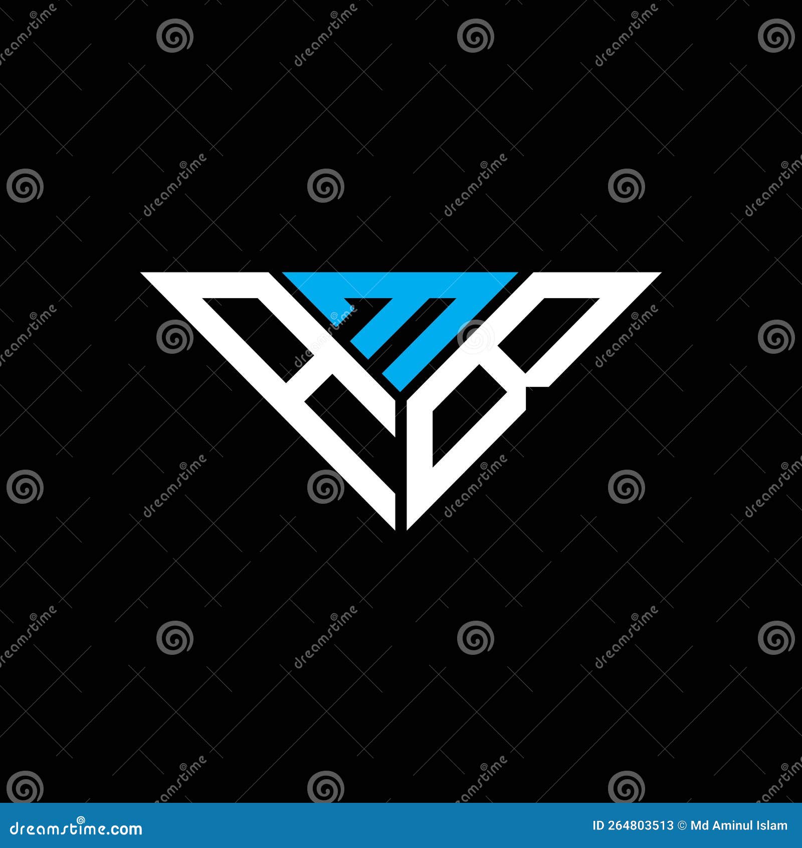 AMB Letter Logo Creative Design with Vector Graphic, Stock Vector ...