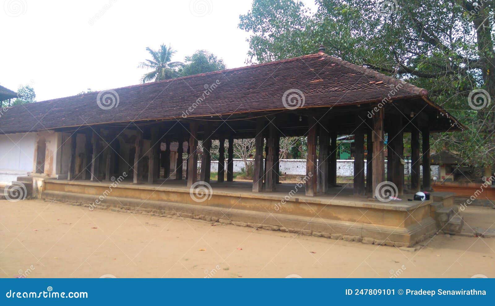 Ambakka Devalaya stock image. Image of ambakka, temple - 247809101