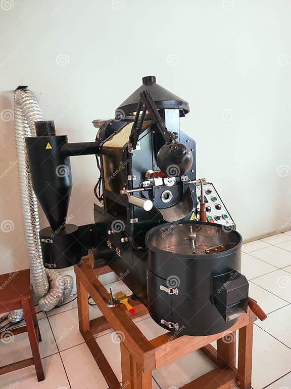 Coffee Roasting Machine on Display at One of the Legendary Restaurant ...