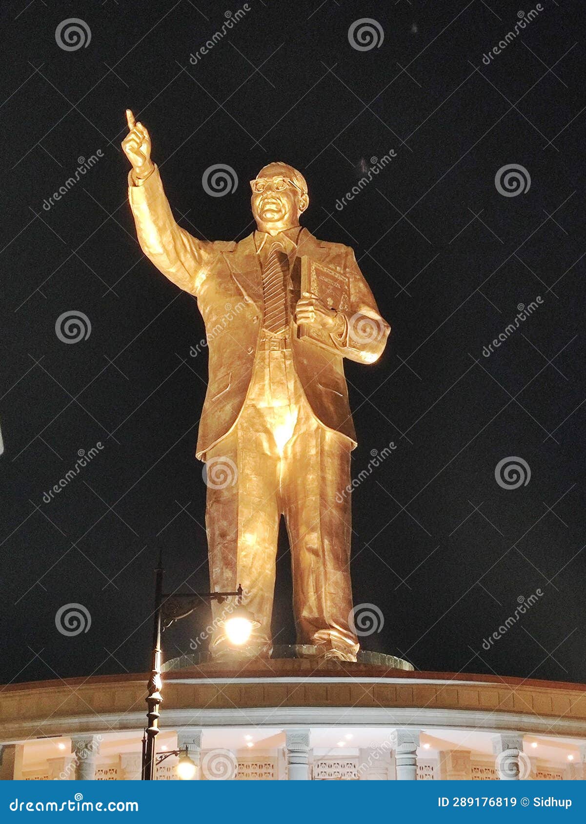 Ambedkar Statue at Hyderabad Stock Image - Image of hyderabad, statue ...
