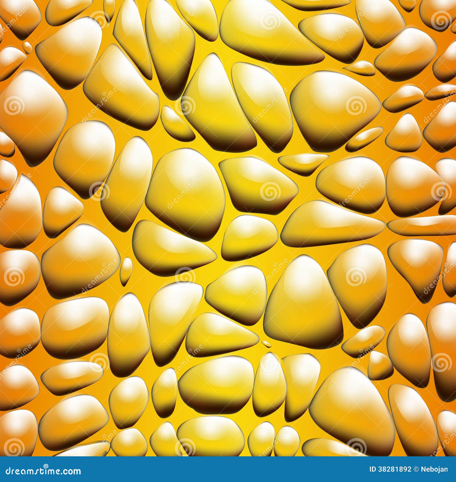 Amber drops stock vector. Illustration of glass, background - 38281892