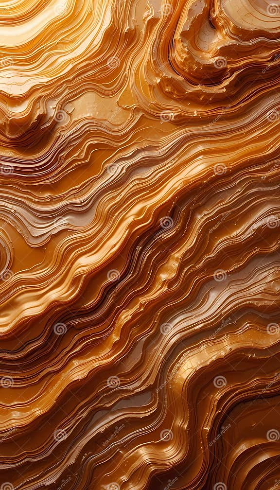 Amber Flow of Energy stock illustration. Illustration of brown - 357020231