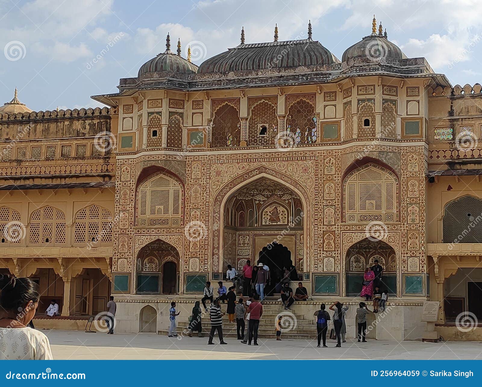 Amber Fort in jaipur editorial stock image. Image of tourism - 256964059