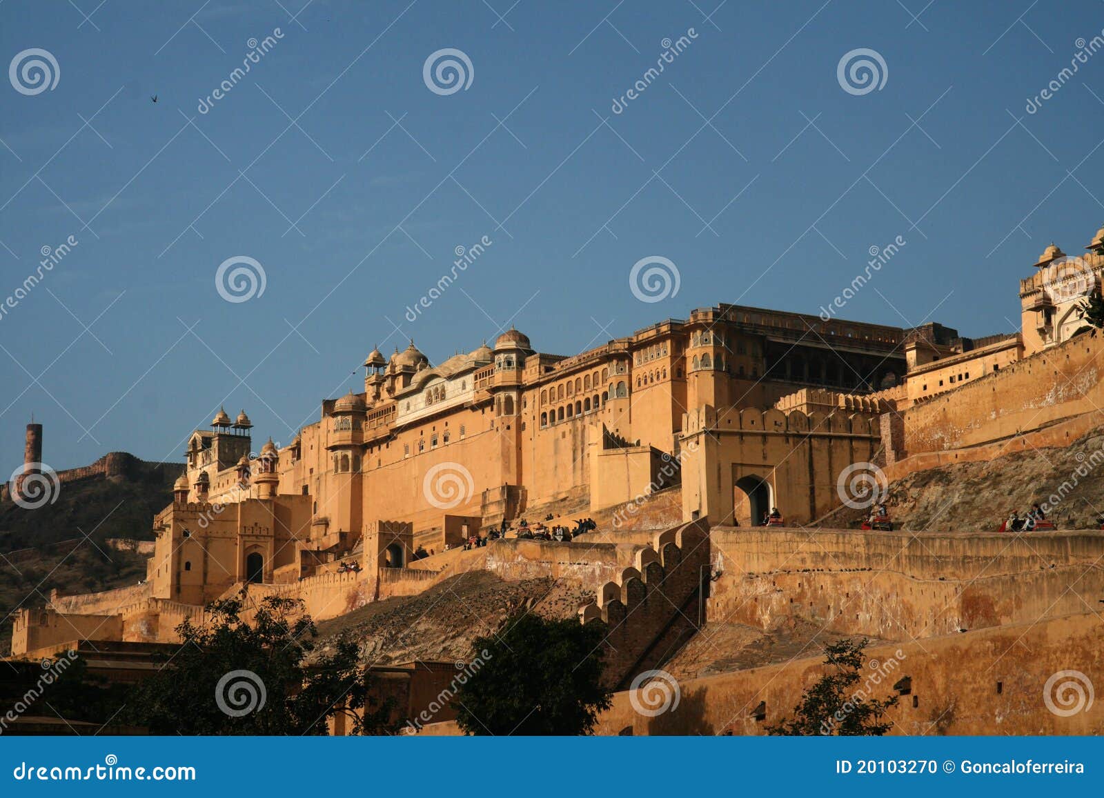 Amber fort, Jaipur, India stock photo. Image of multi - 20103270