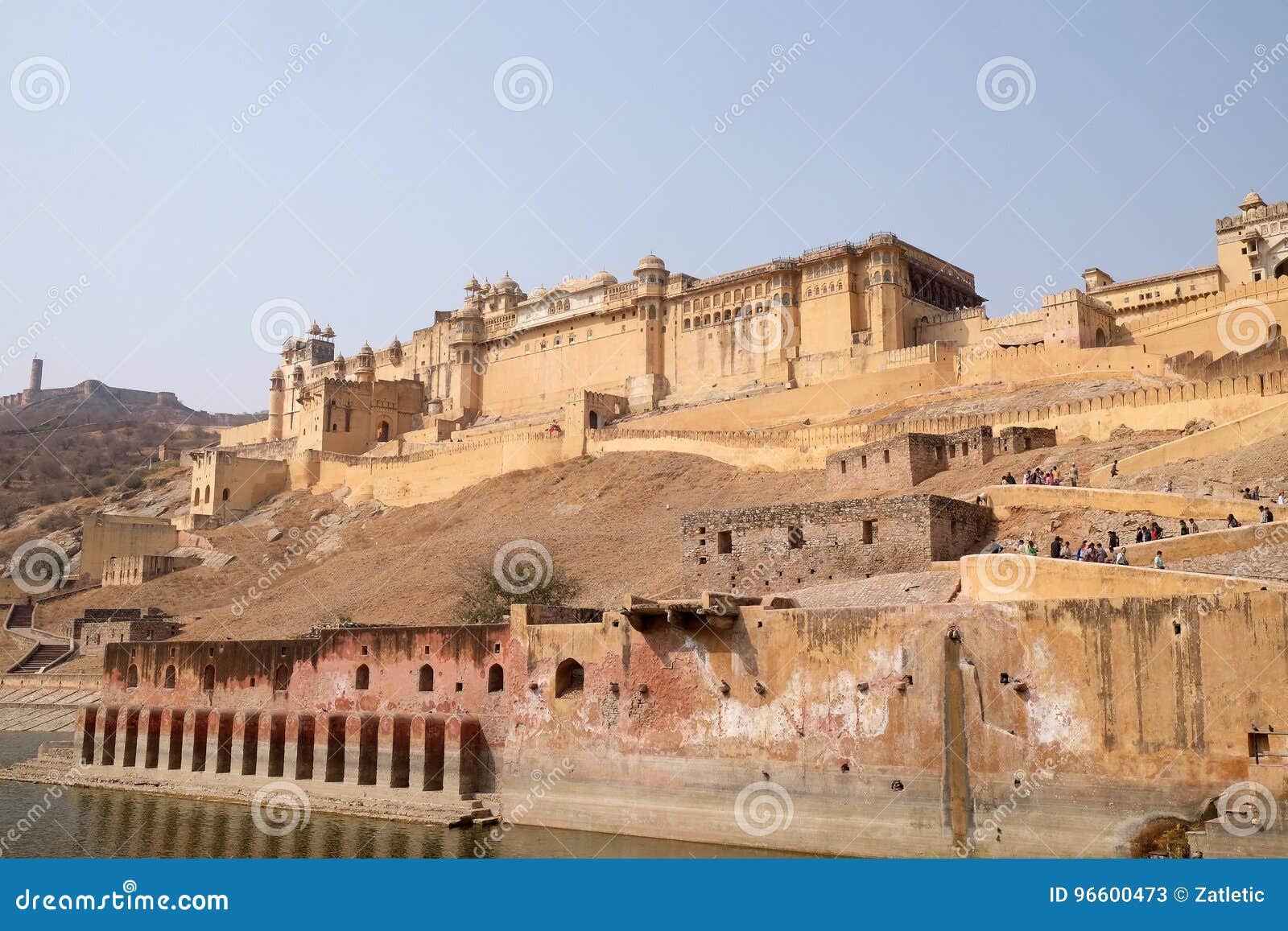 Amber Fort in Jaipur editorial stock photo. Image of exotic - 96600473