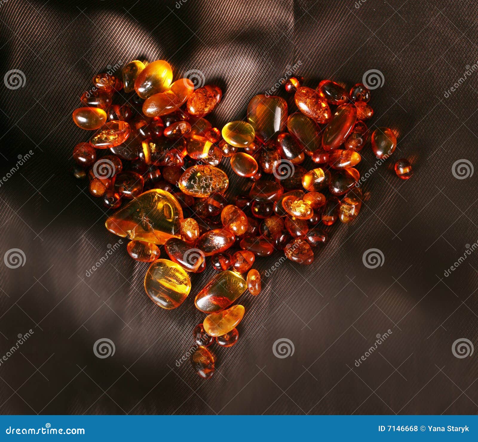 Amber heart stock photo. Image of romantic, amber, decor - 7146668