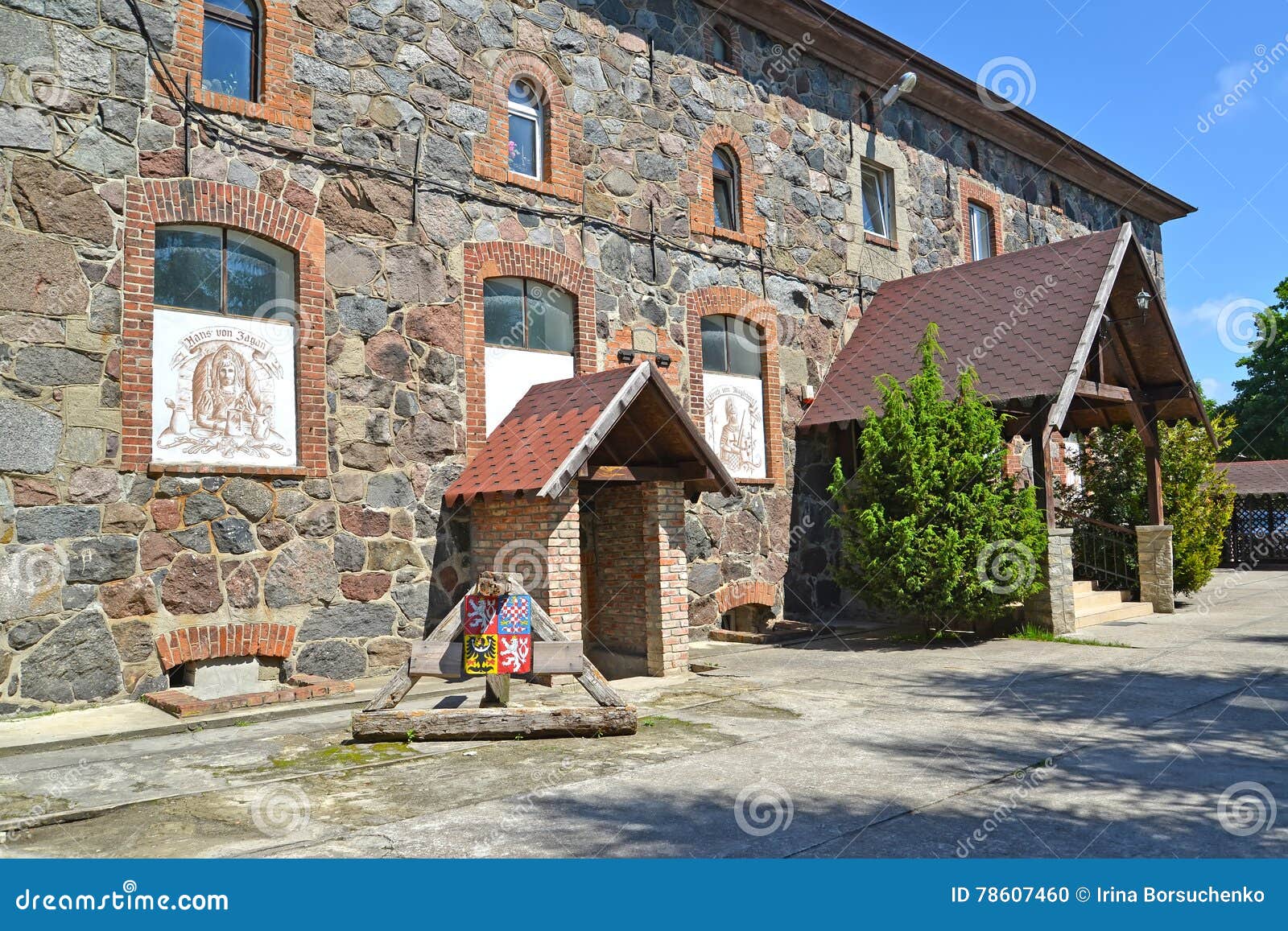 AMBER, RUSSIA. Fragment of the Museum Complex Amber Lock Editorial ...