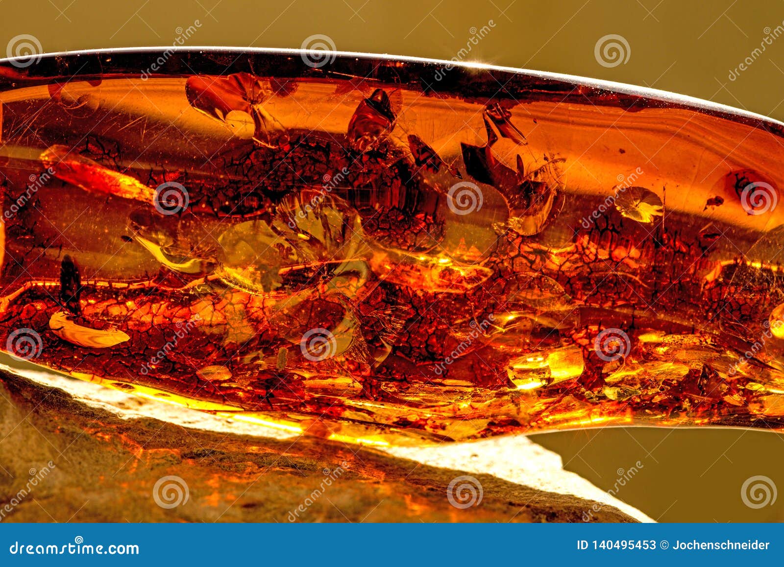 Amber in Sun with Inclusions Stock Image - Image of inclusions, nature ...