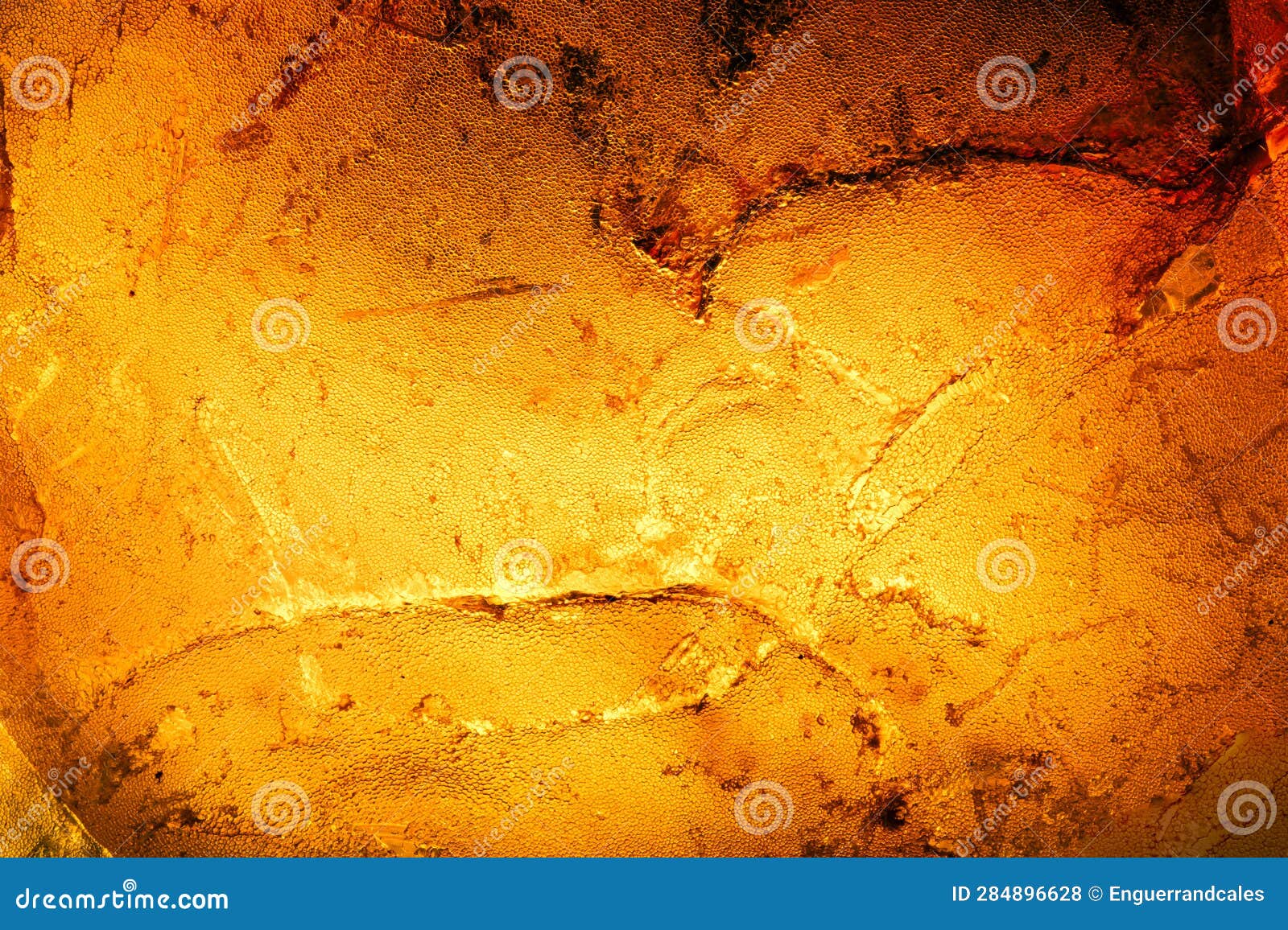 Amber Texture Backlit. Macro Detail Texture Background Stock Photo ...