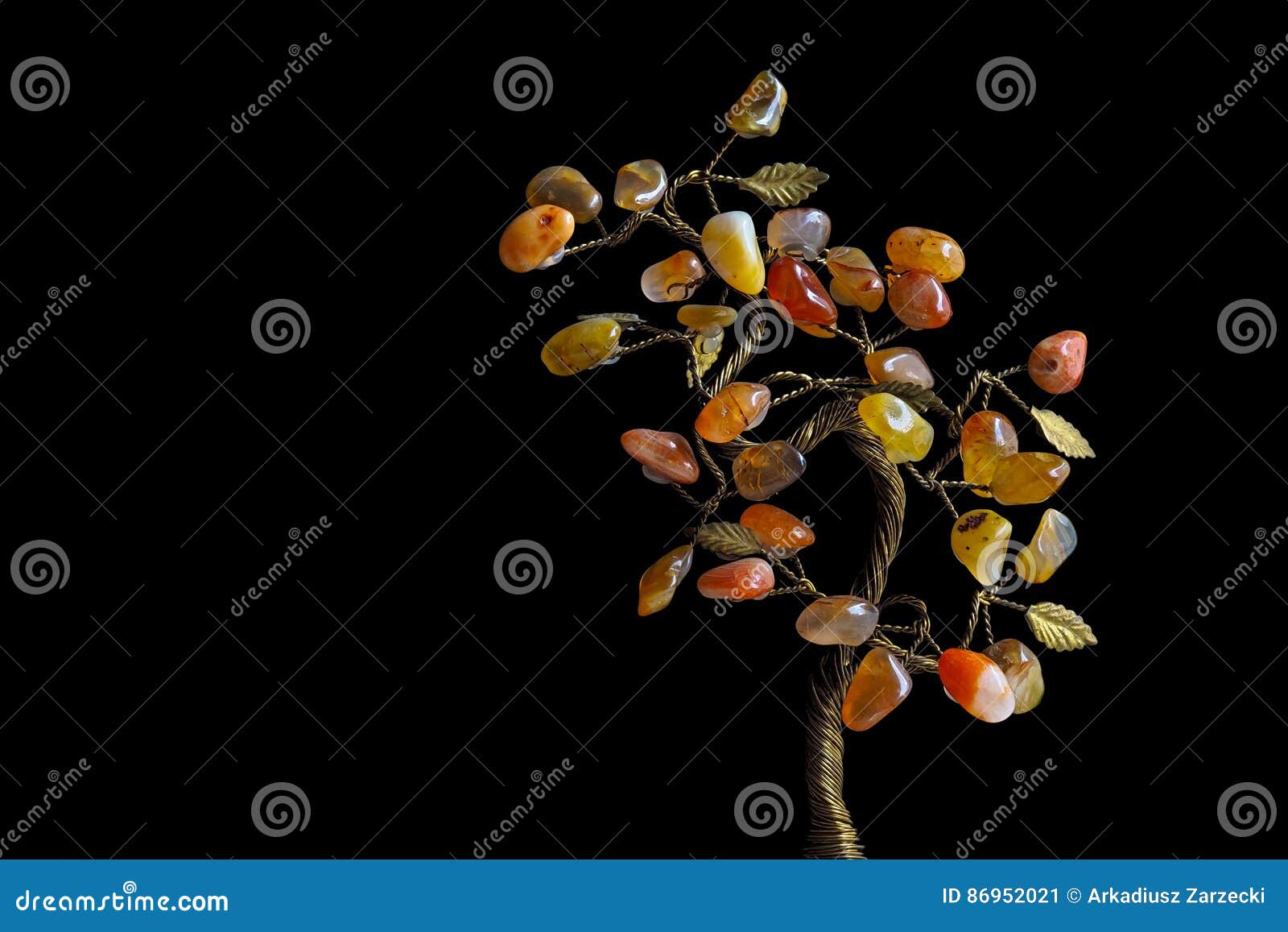 Amber tree statuette stock image. Image of handmade, amber - 86952021