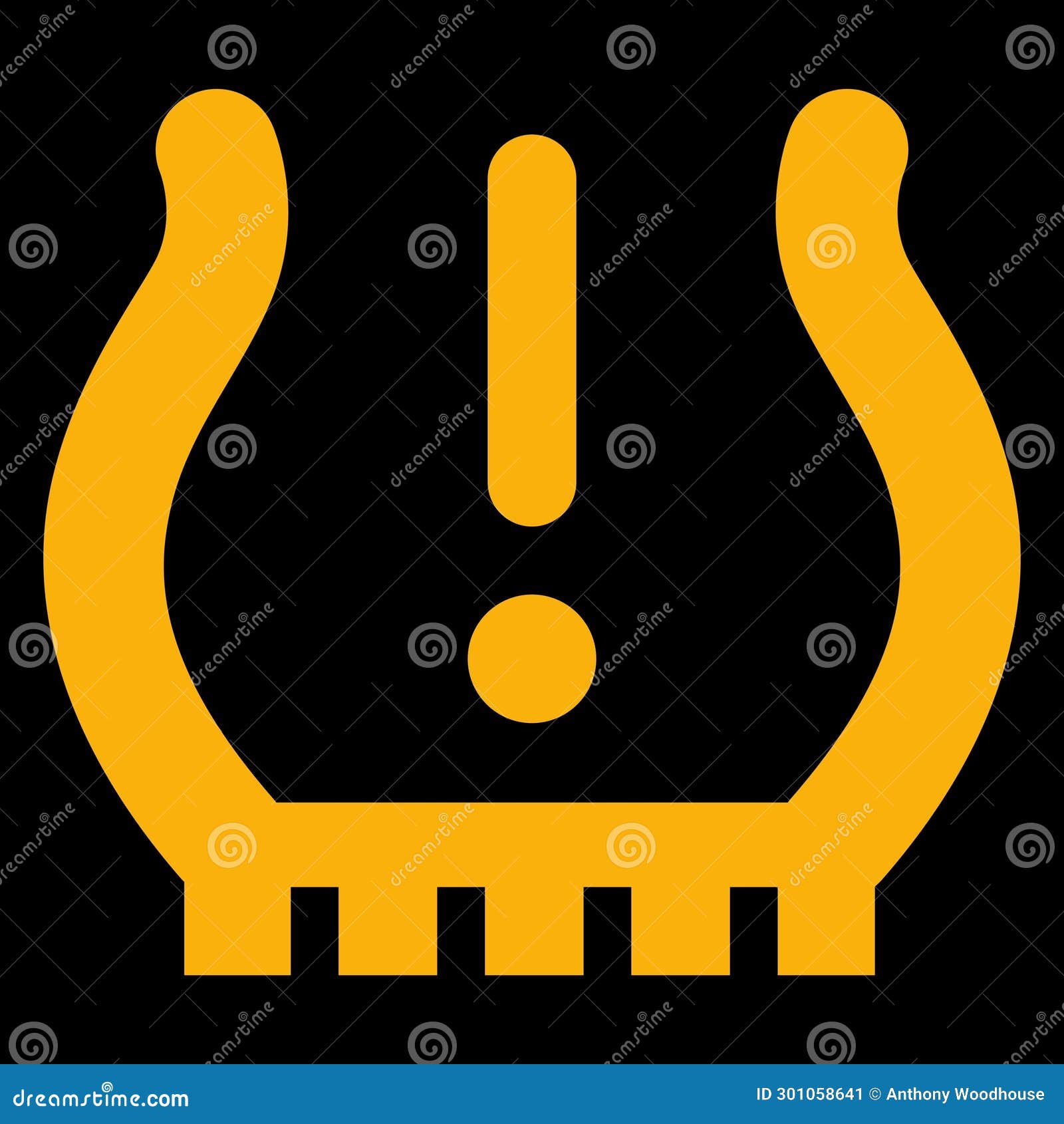 Warning Pressure Gas Symbol Sign, Vector Illustration, Isolate On White ...