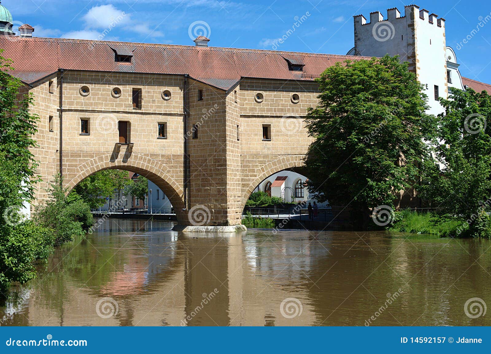 Amberg, Town spectacles stock image. Image of building - 14592157