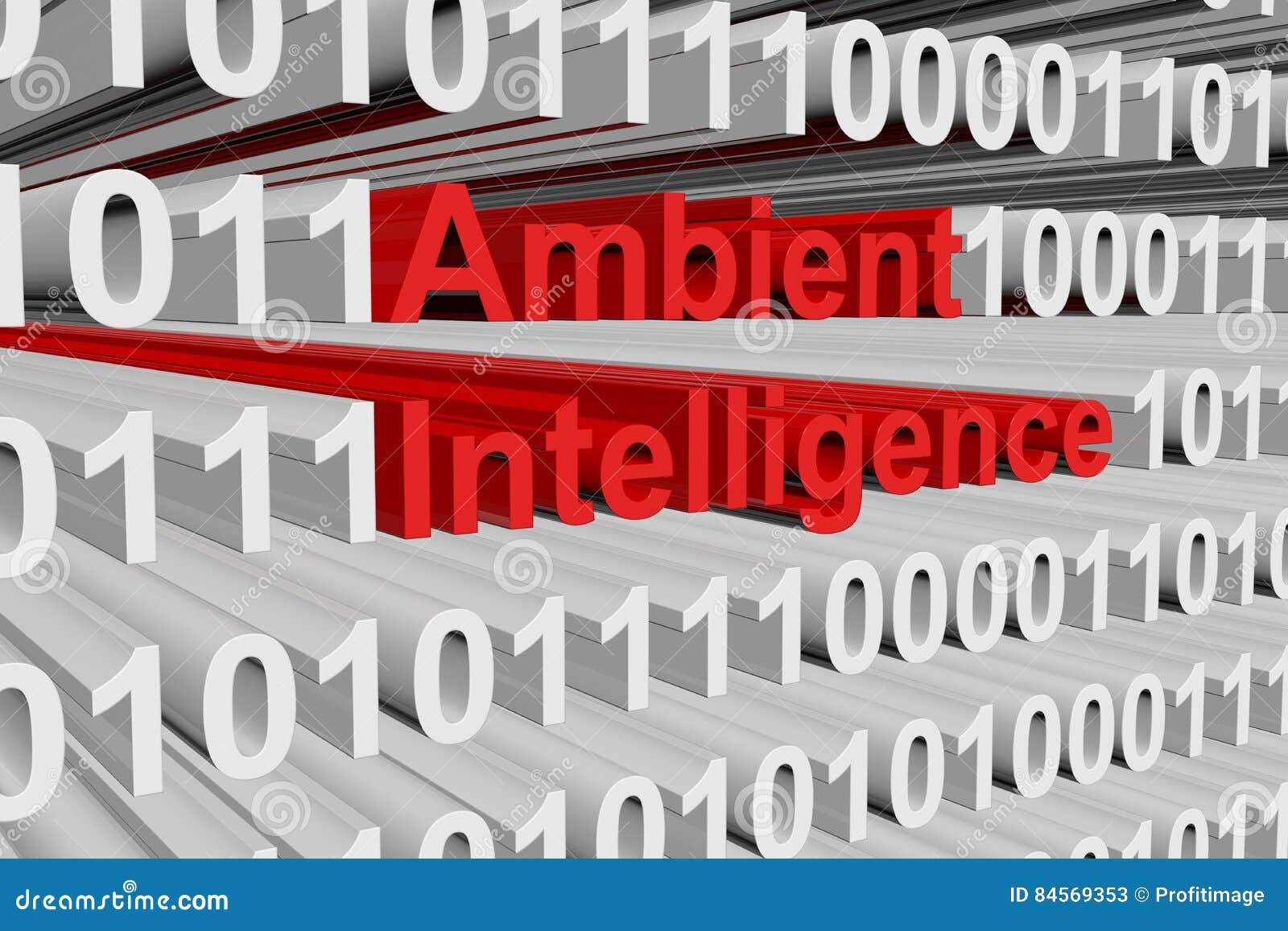 Ambient intelligence stock illustration. Illustration of render - 84569353