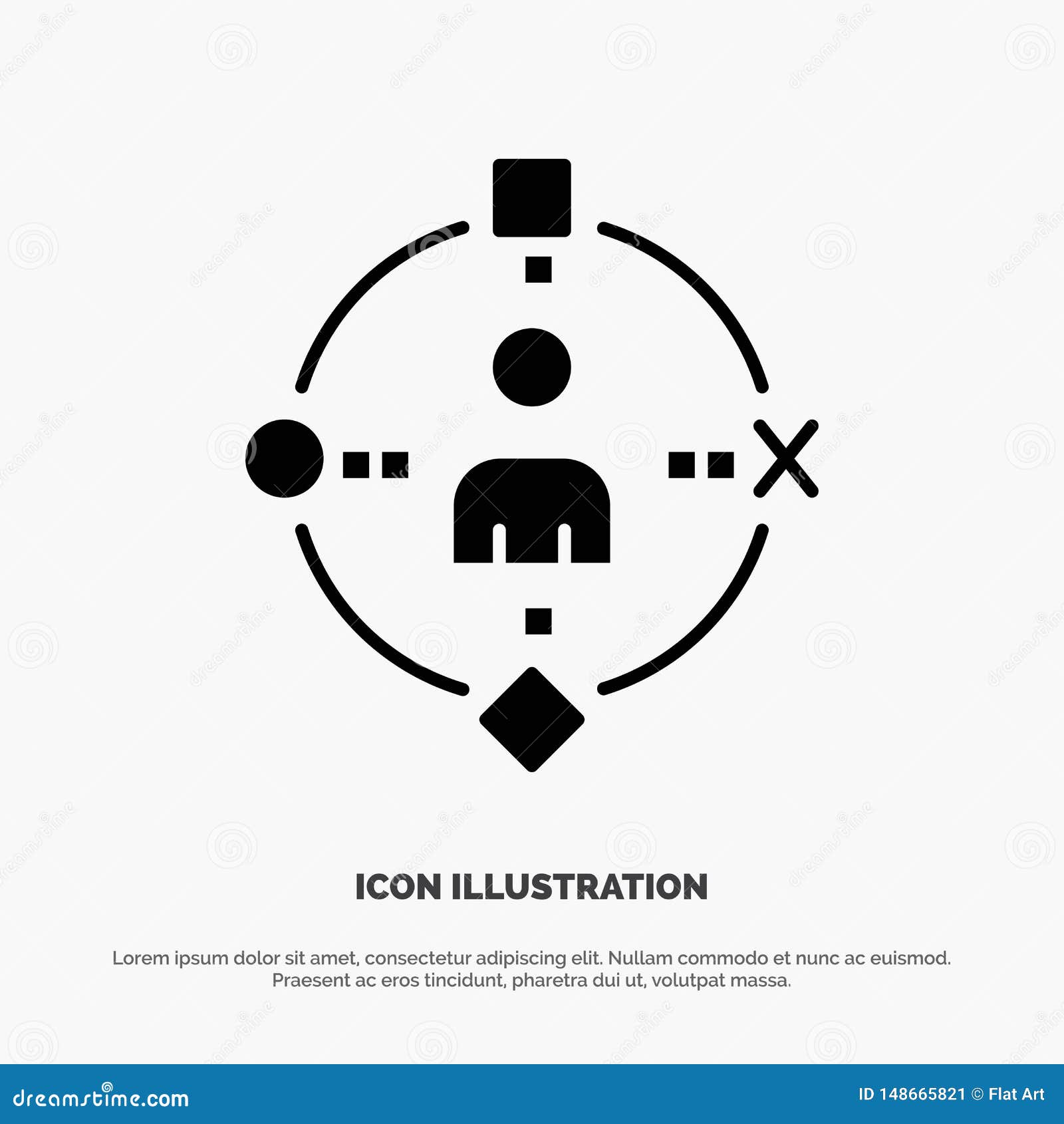 Ambient, User, Technology, Experience Solid Glyph Icon Vector Stock ...
