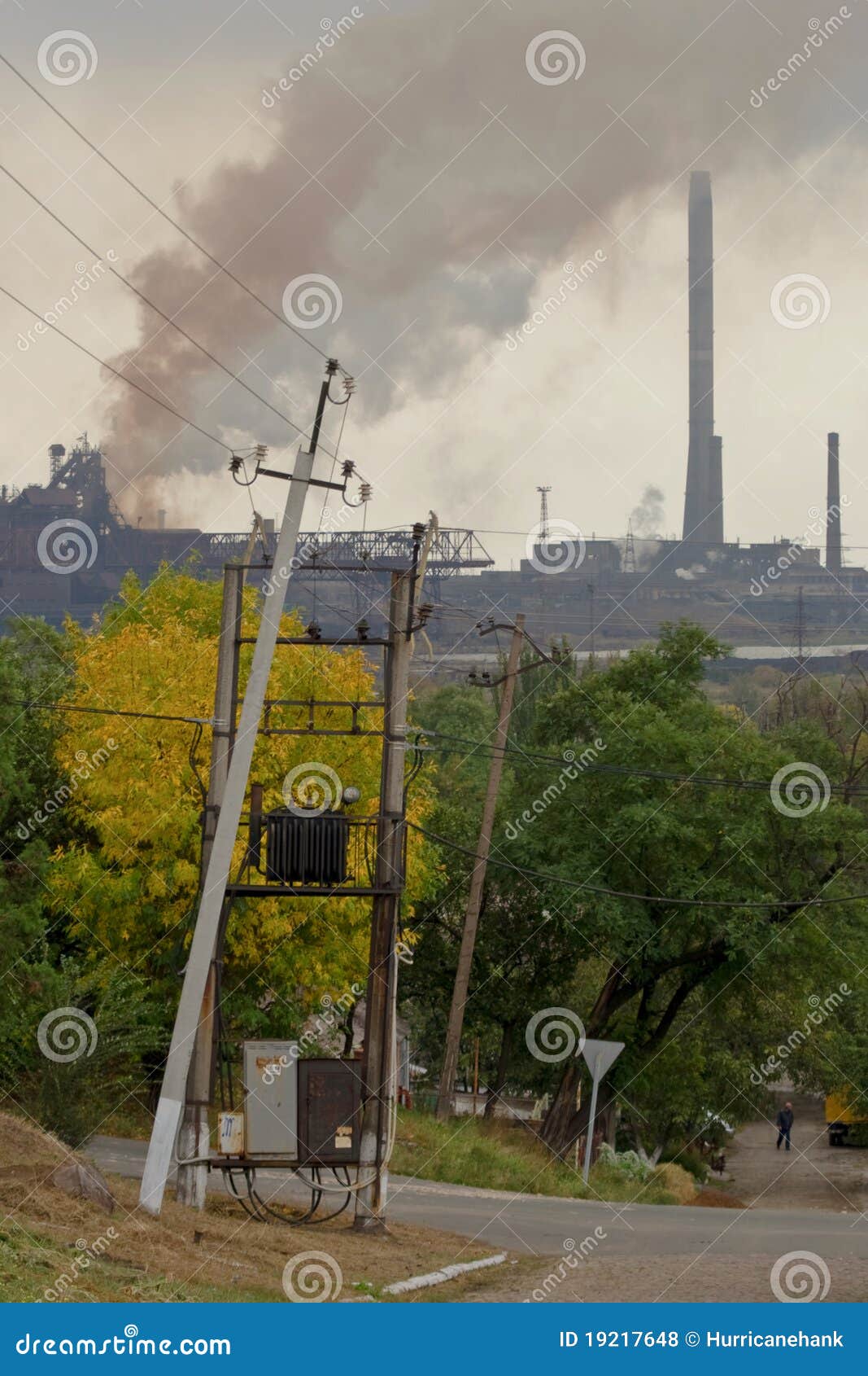 Ambiente Contaminado Pesado Foto de archivo - Imagen de problema ...