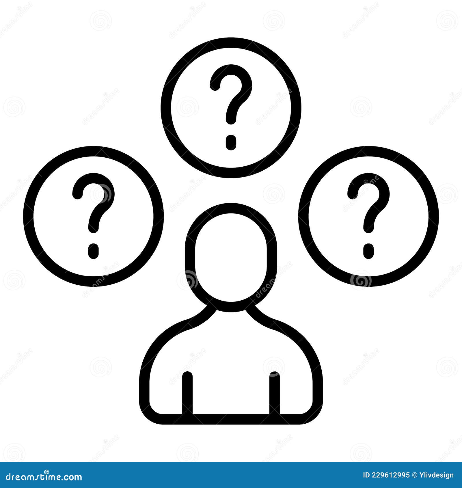 Ambiguity Icon Outline Vector. Vuca Uncertainty Stock Vector ...