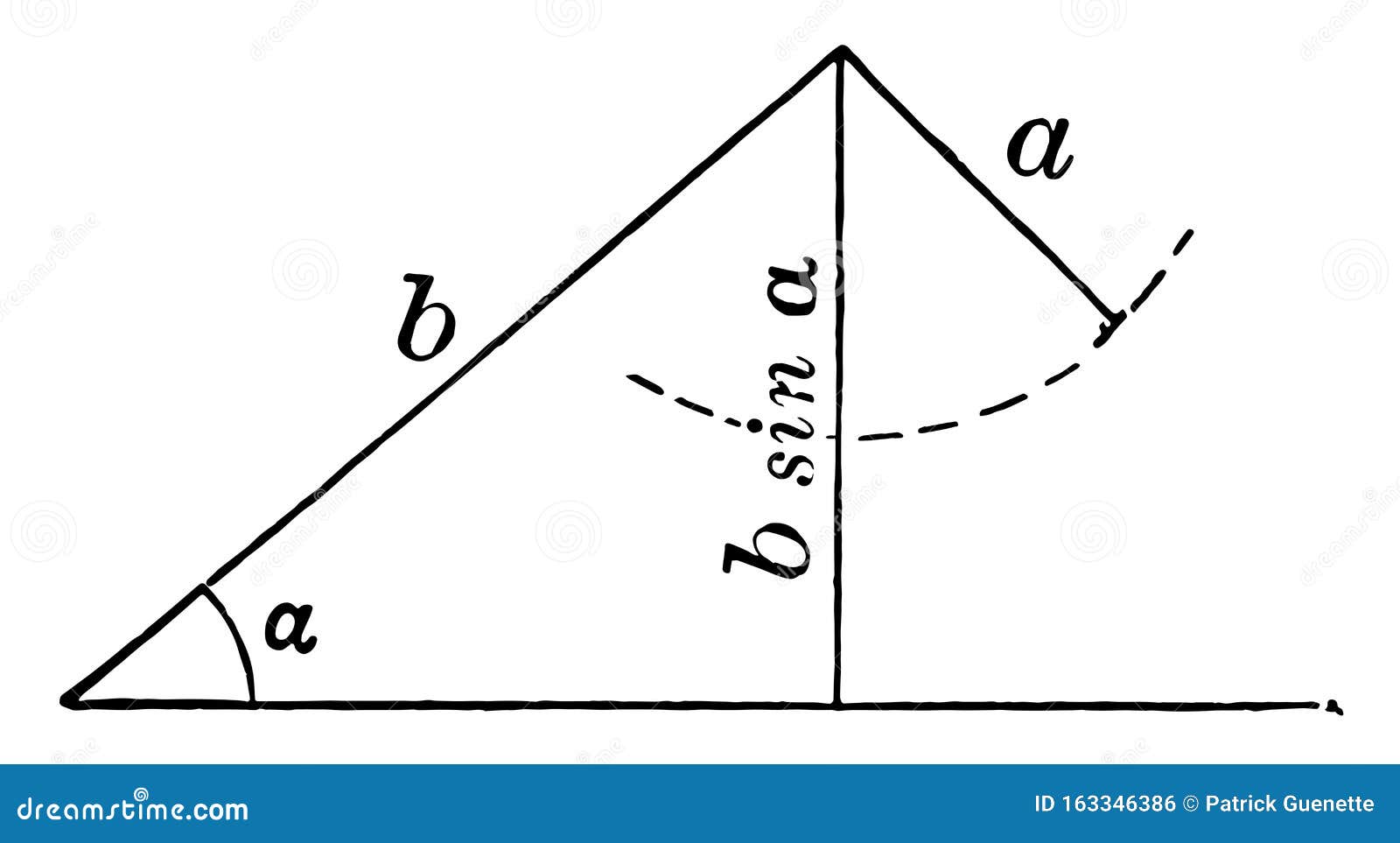 Ambiguous Case. Vintage Illustration Stock Vector - Illustration of ...
