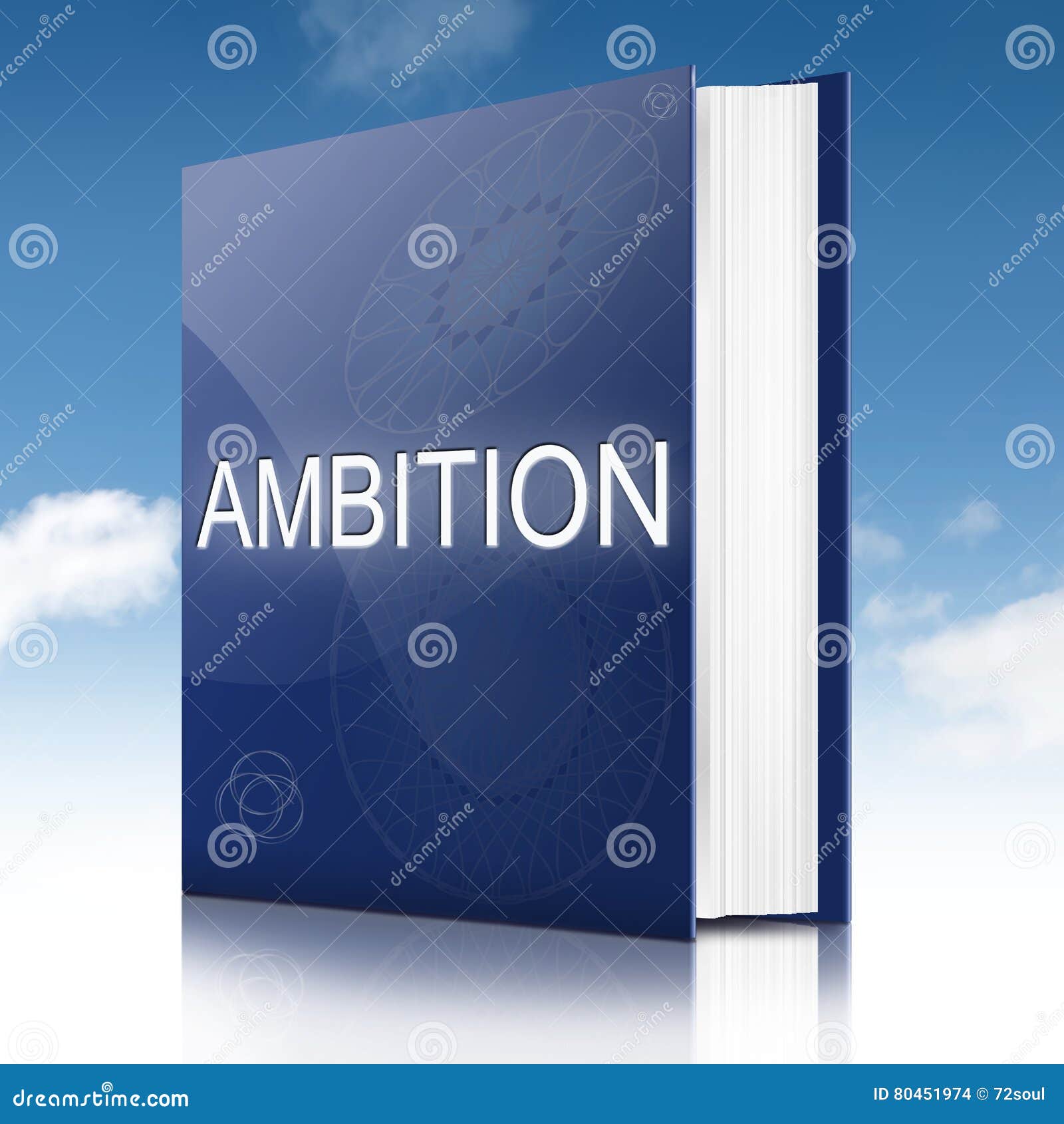 Ambition concept book. stock illustration. Illustration of hope - 80451974