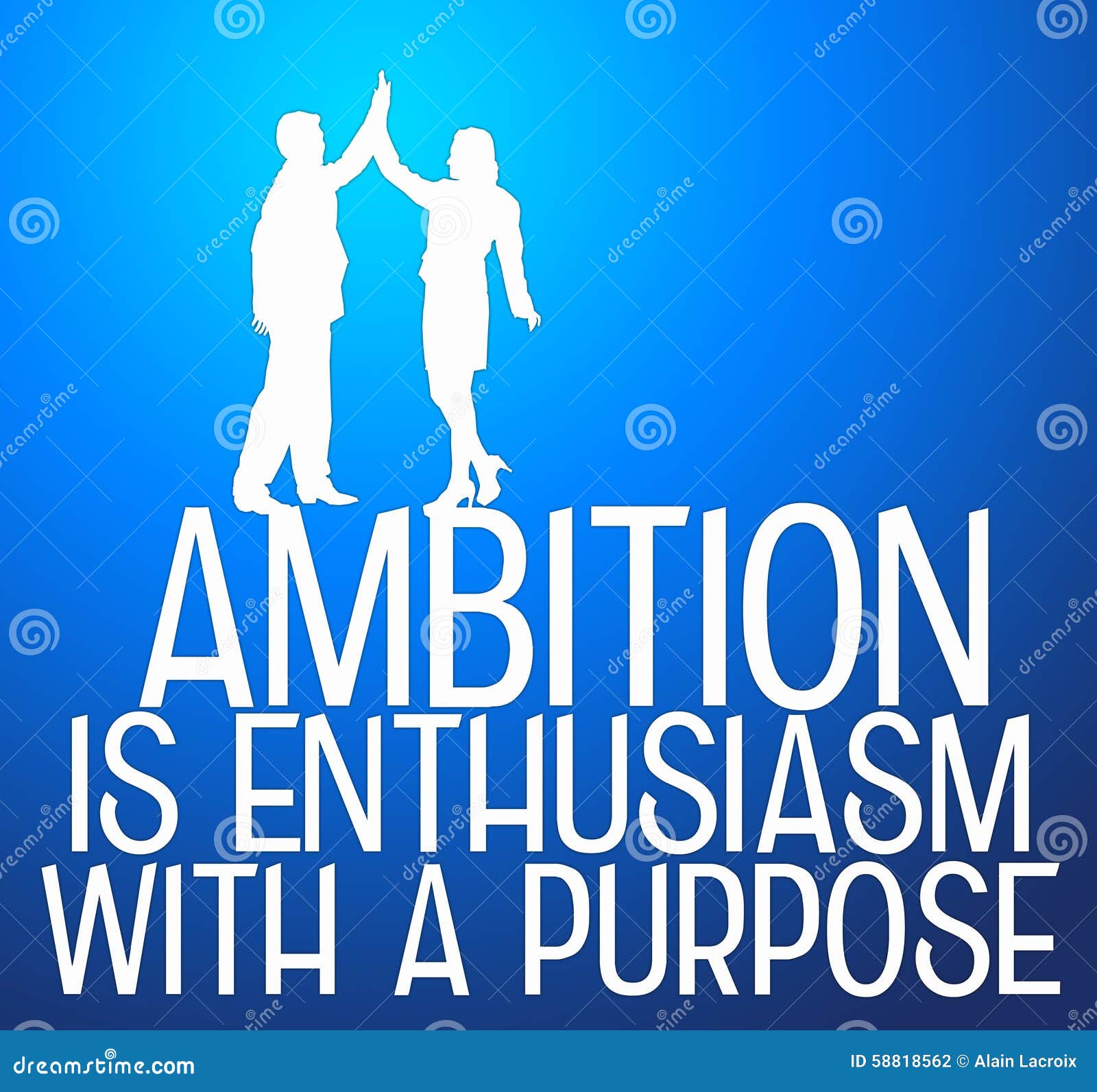 Ambition and purpose stock illustration. Illustration of creativity ...