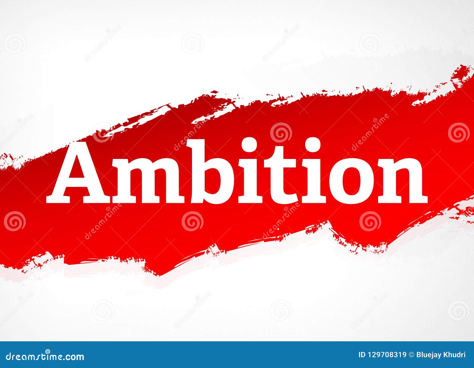 Ambition Red Brush Abstract Background Illustration Stock Illustration ...