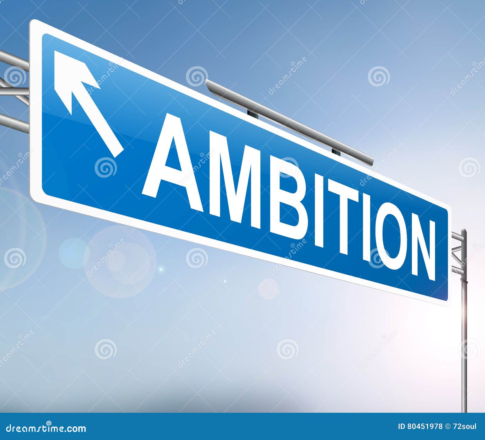 Ambition sign concept. stock illustration. Illustration of concept ...