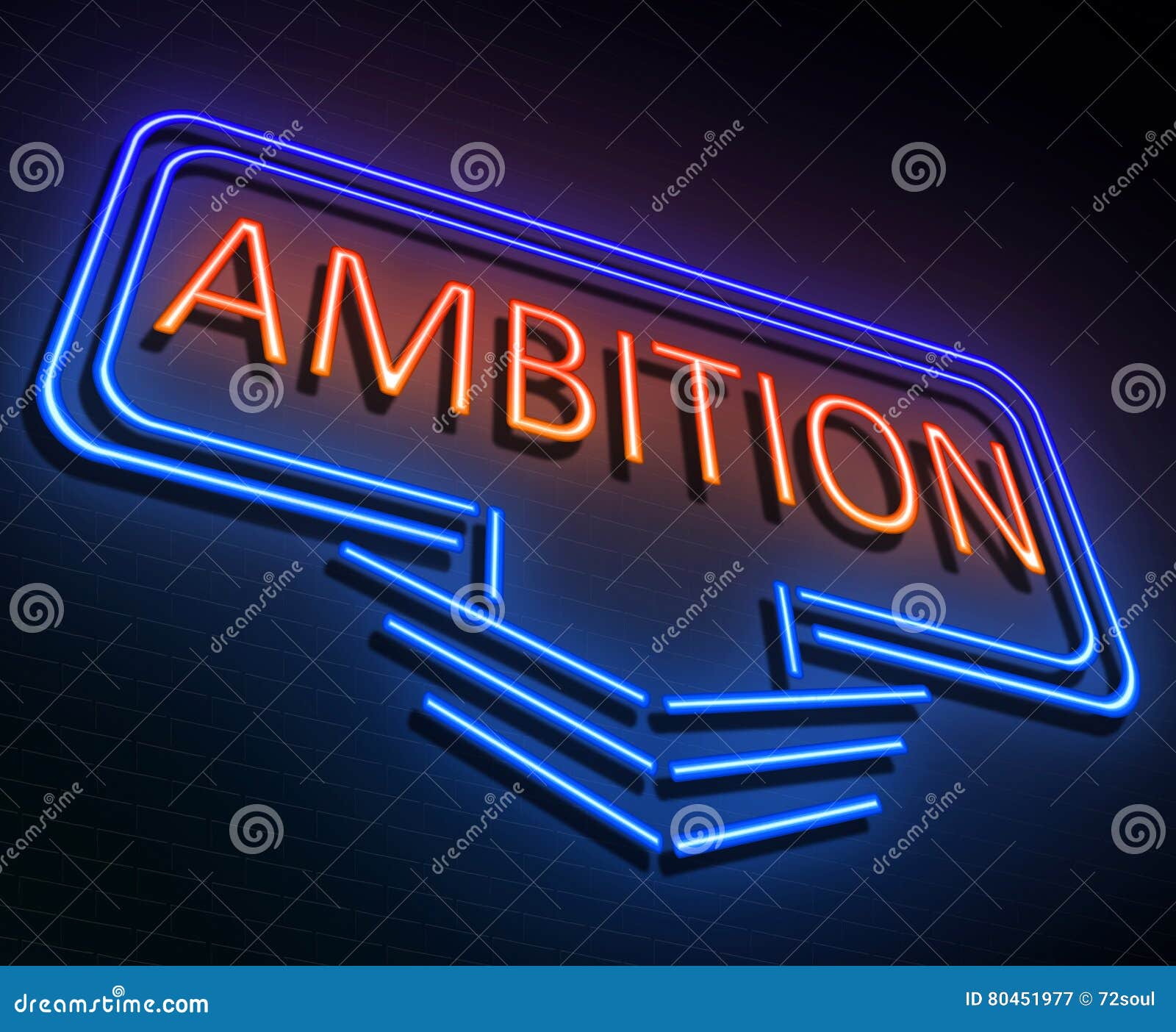 Ambition sign concept. stock illustration. Illustration of ...