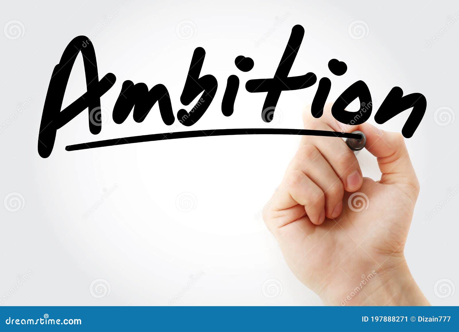Ambition text with marker stock image. Image of hustle - 197888271