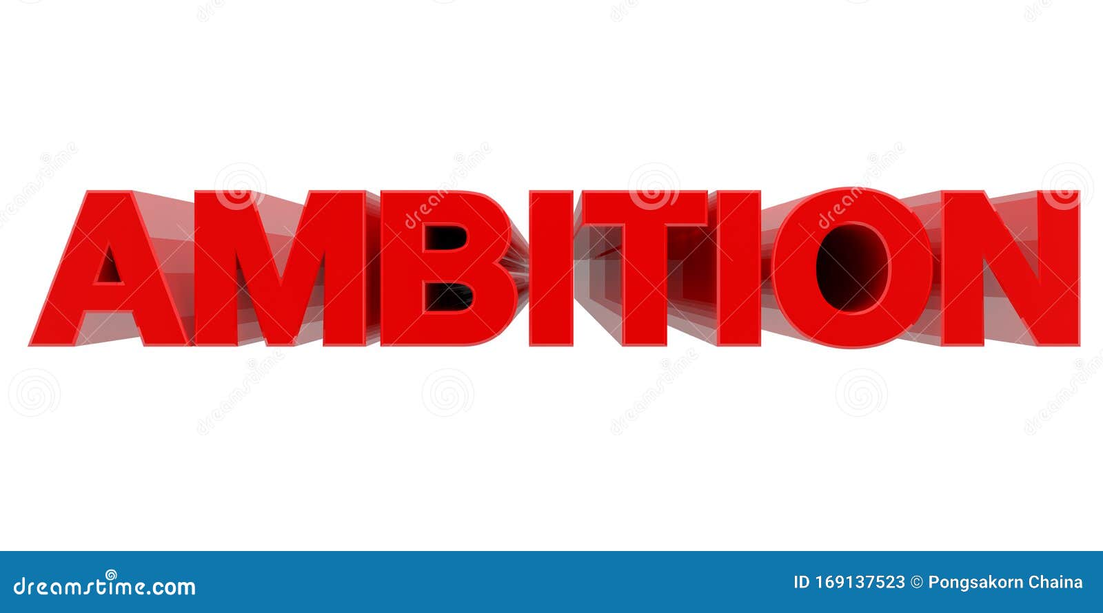 Ambition Word License Plate Attitude Motivation Inspiration Stock ...