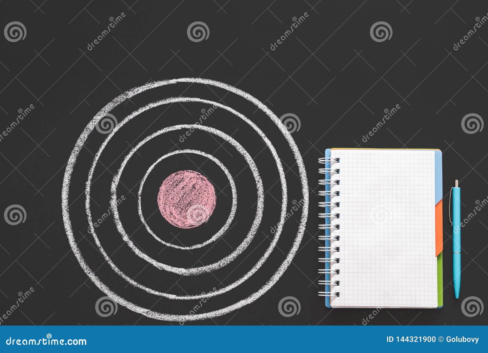 Ambitious Aim Business Planning Strategy Target Stock Photo - Image of ...