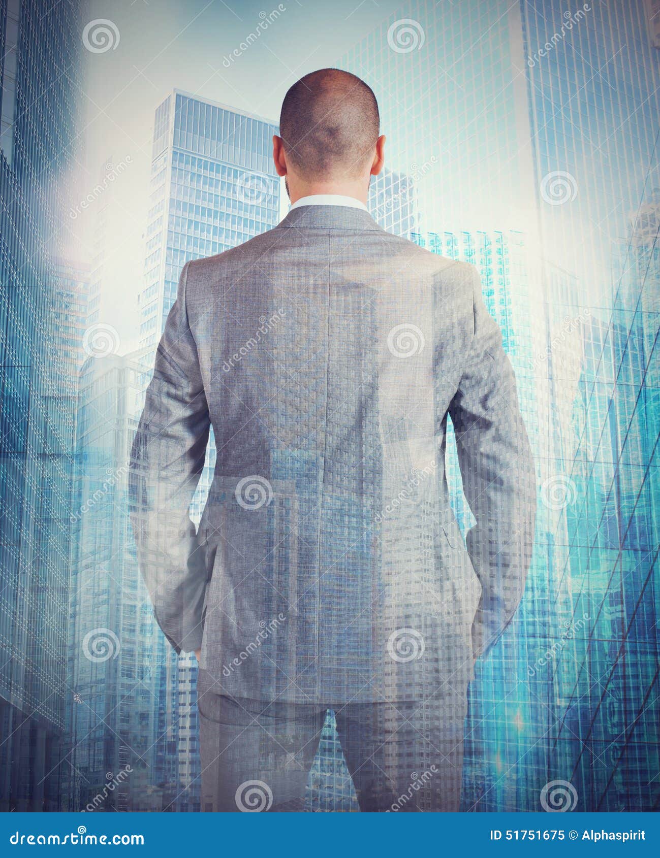 Ambitious businessman stock image. Image of inspiration - 51751675