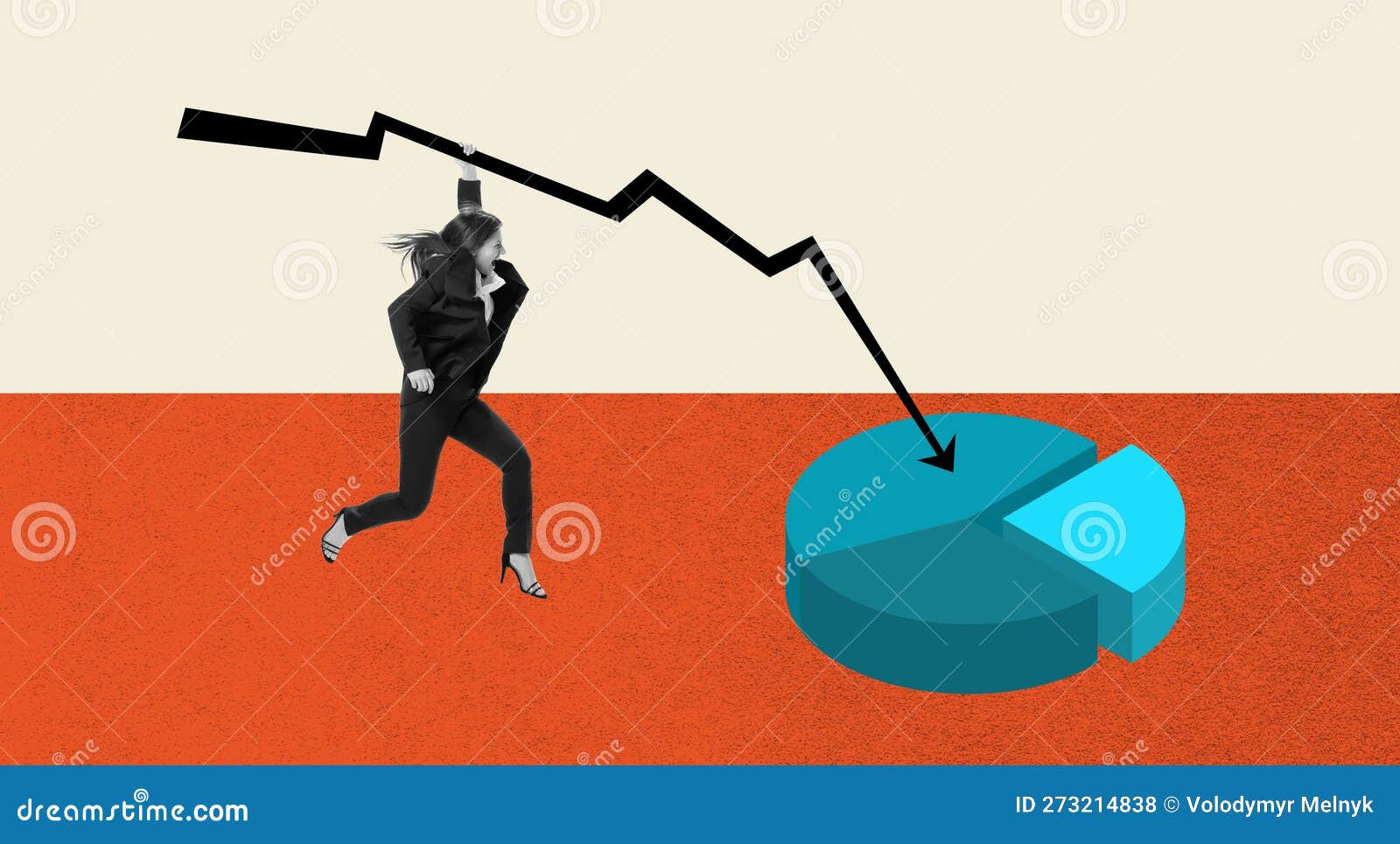 Ambitious Female Employee, Office Worker Developing Strategy for ...