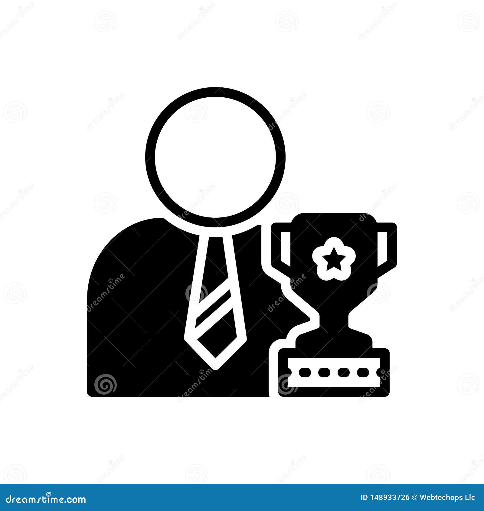 Black Solid Icon for Ambitious, Wishful, Desirous Stock Vector ...