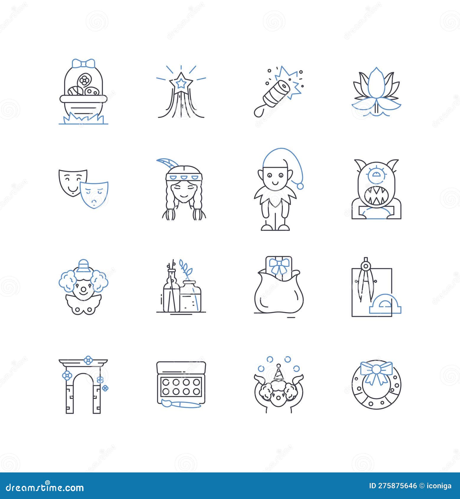 Ambitious Projects Line Icons Collection. Visionary, Innovation ... Ambitious Projects Line Icons Collection. Visionary, Innovation ...