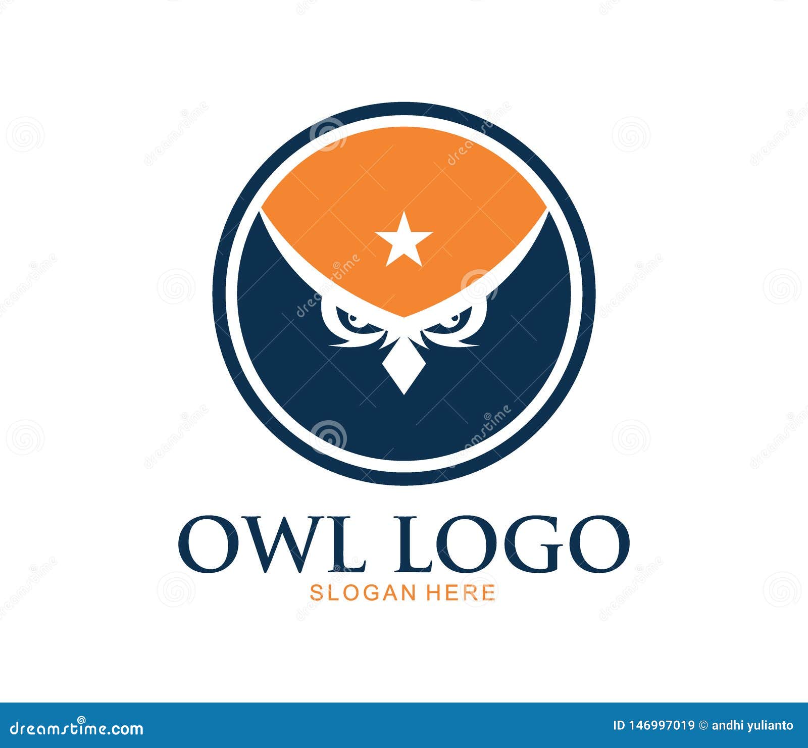 Ambitious Sharp Vision Eyes Owl Bird Vector Logo Design Stock ...