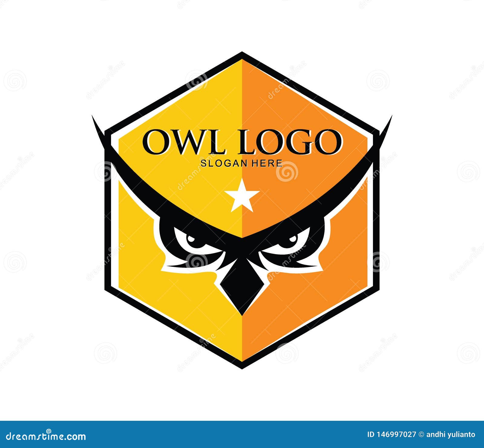 Ambitious Sharp Vision Eyes Owl Bird Vector Logo Design Royalty-Free ...