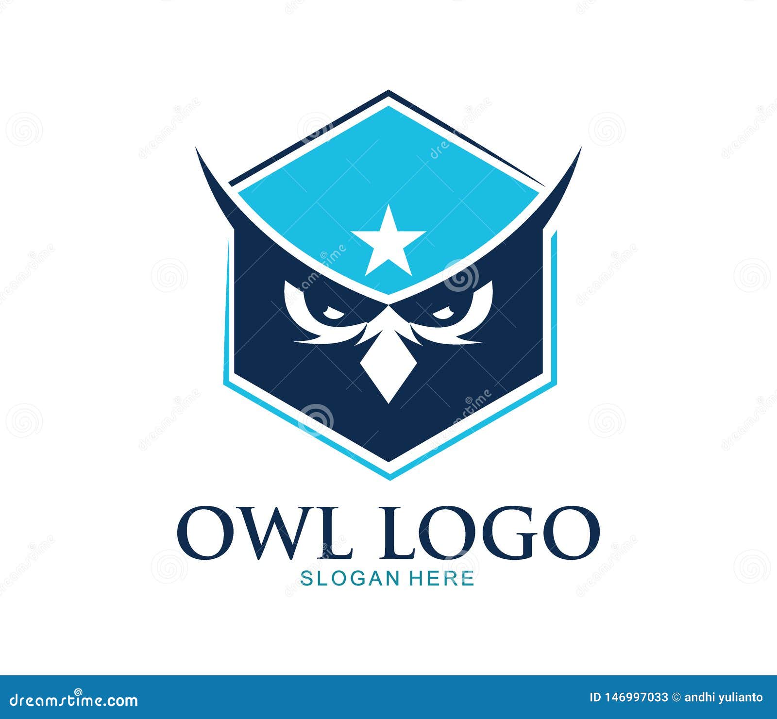 Ambitious Sharp Vision Eyes Owl Bird Vector Logo Design Royalty-Free ...