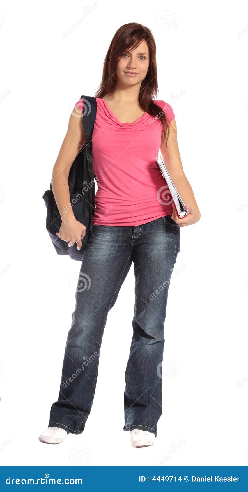 Ambitious student stock photo. Image of handsome, chick - 14449714