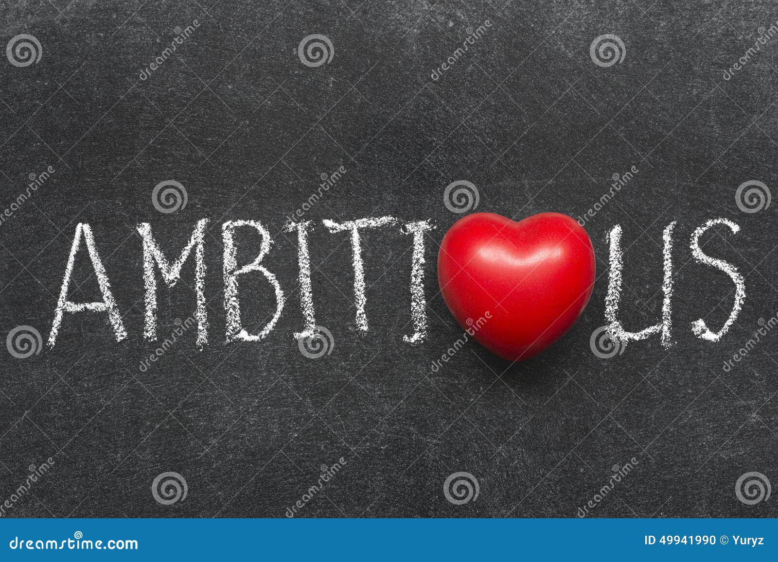 Ambitious stock photo. Image of concept, handwritten - 49941990