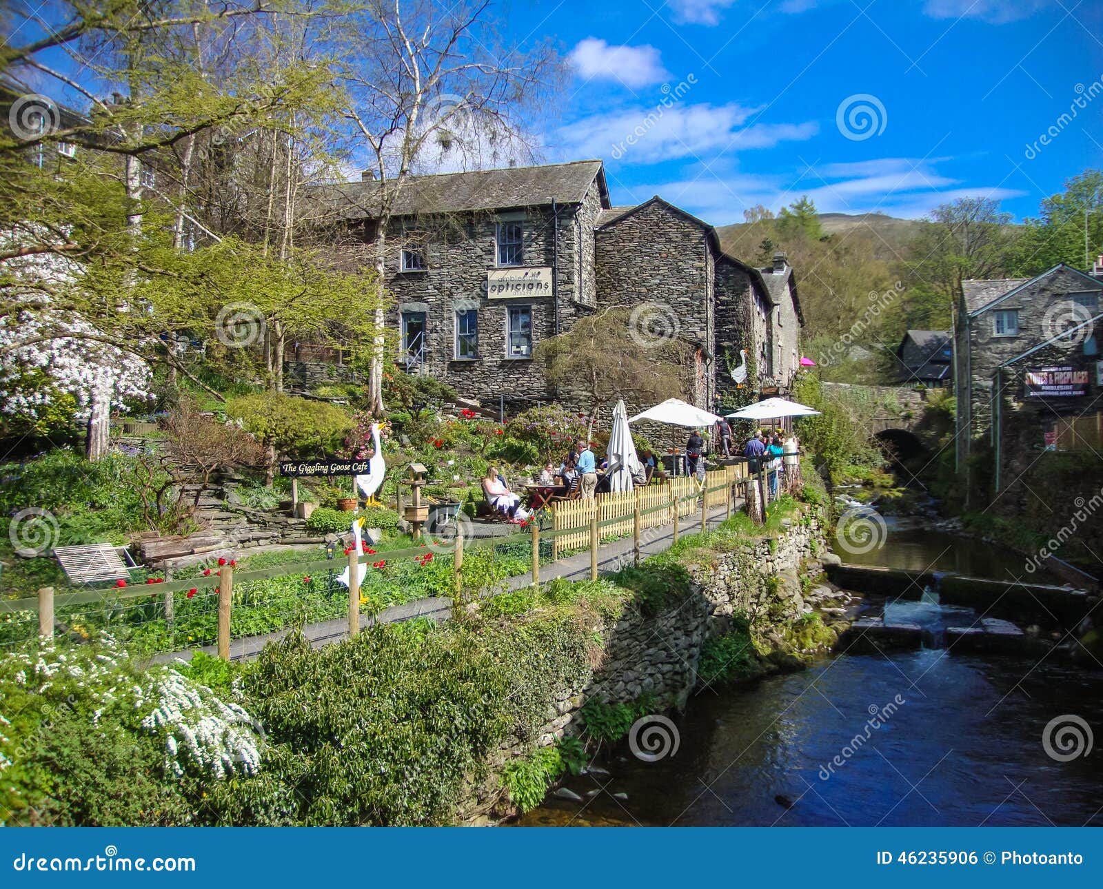 Ambleside in Lake District in England Editorial Photo - Image of ...