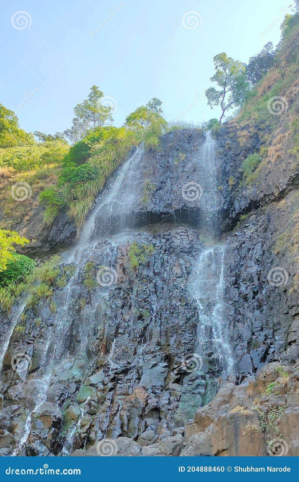 Amboli Waterfall in India stock photo. Image of ghat - 204888460