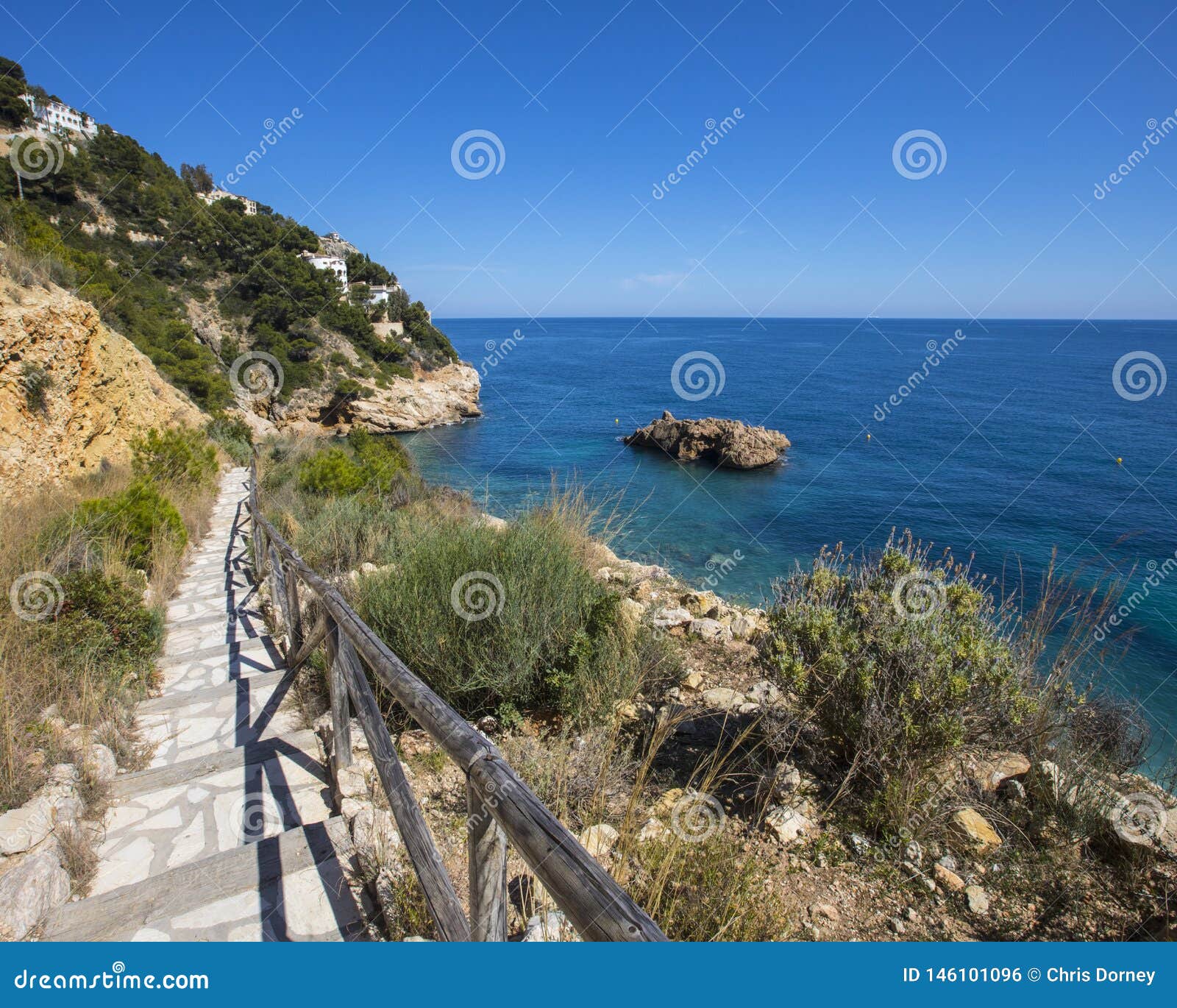 Ambolo Beach in Javea stock photo. Image of attractions - 146101096
